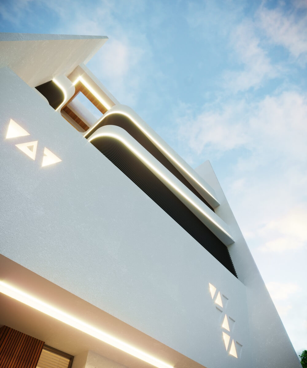 A 3D Model of a Multi-Story Residential Building by mohamed altaher ...