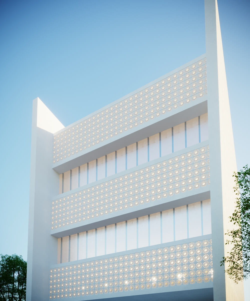 A 3D Model of an Administrative Building by mohamed altaher souliman