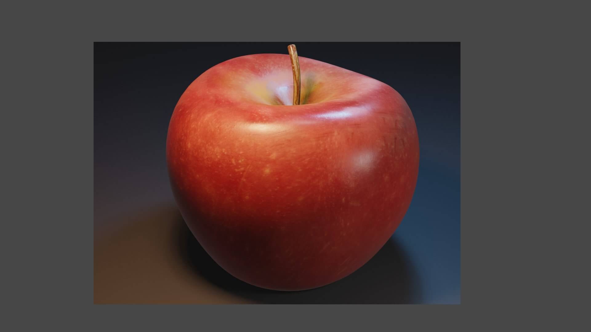 Apple - 3D Model by mohamedhany4521