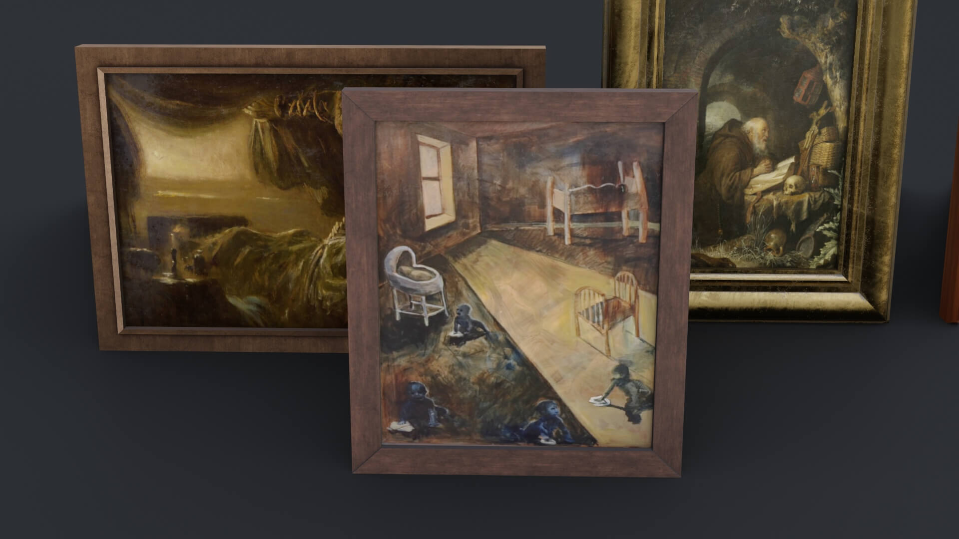 Old Picture Frames - 3D Model by mohamedhany4521