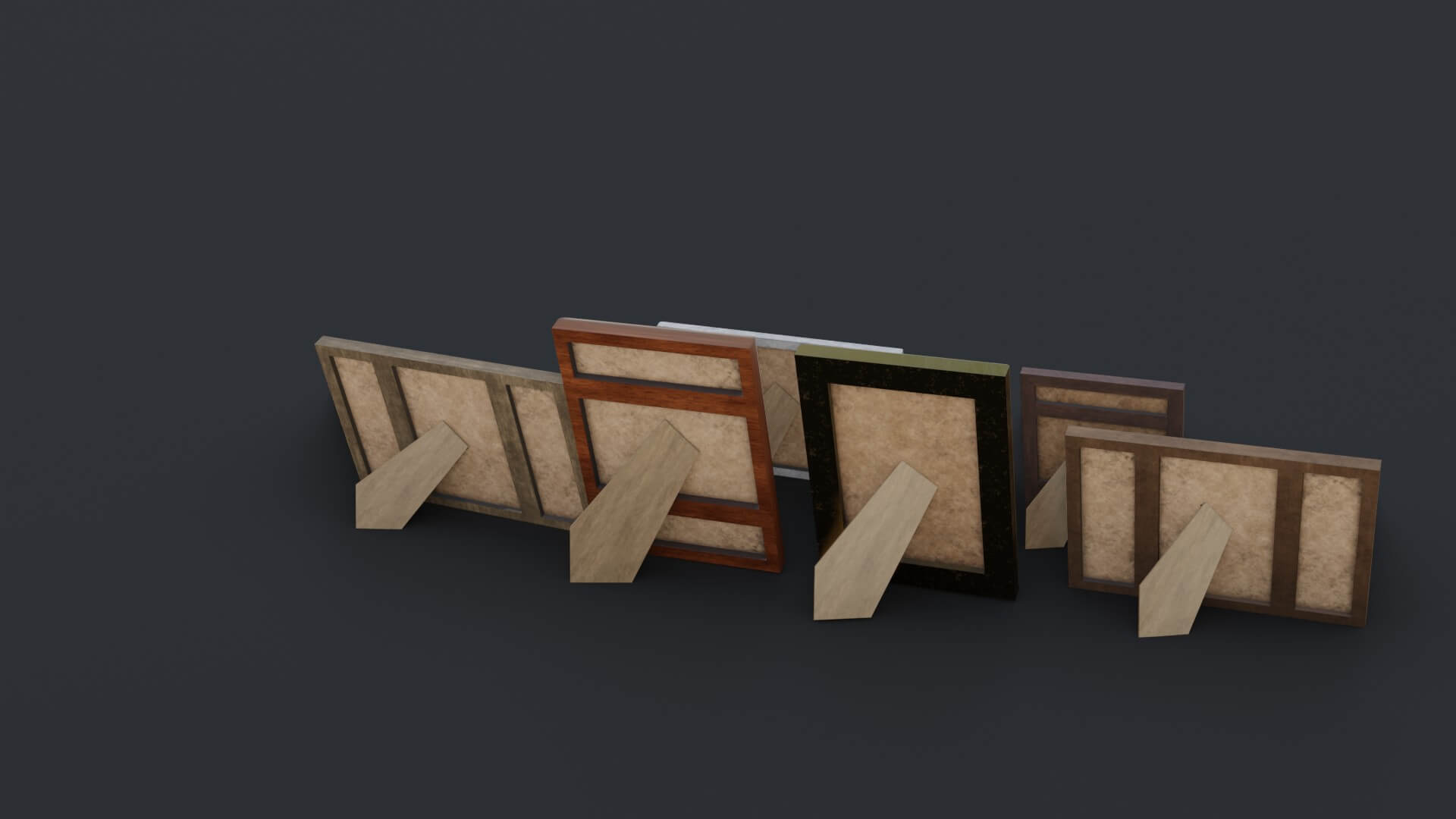 Old Picture Frames - 3D Model by mohamedhany4521