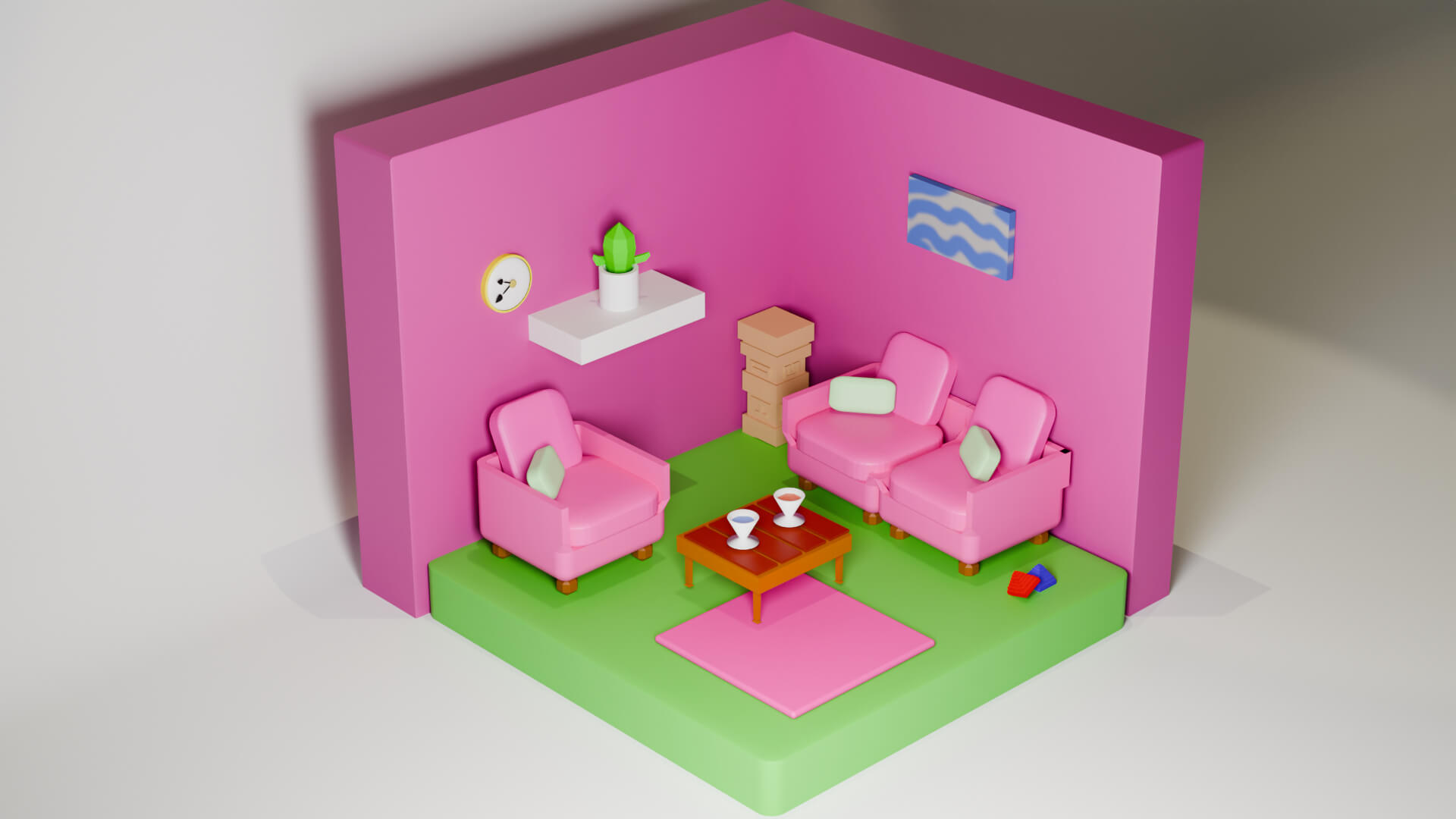 Room Fantasy - 3D Model by mohammad3D