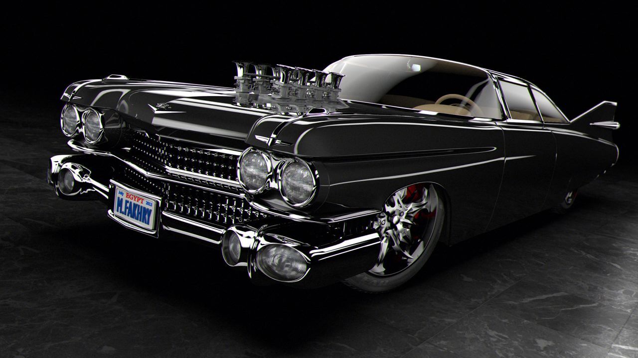 1959 Cadillac Custom - 3D Model by Mohfakhry