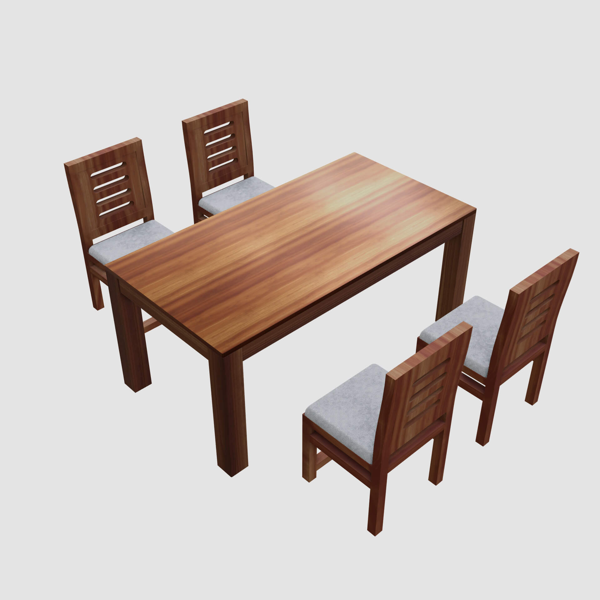 Dining Table and Chair - 3D Model by MohRez