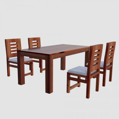 Dining Table and Chair - 3D Model by MohRez