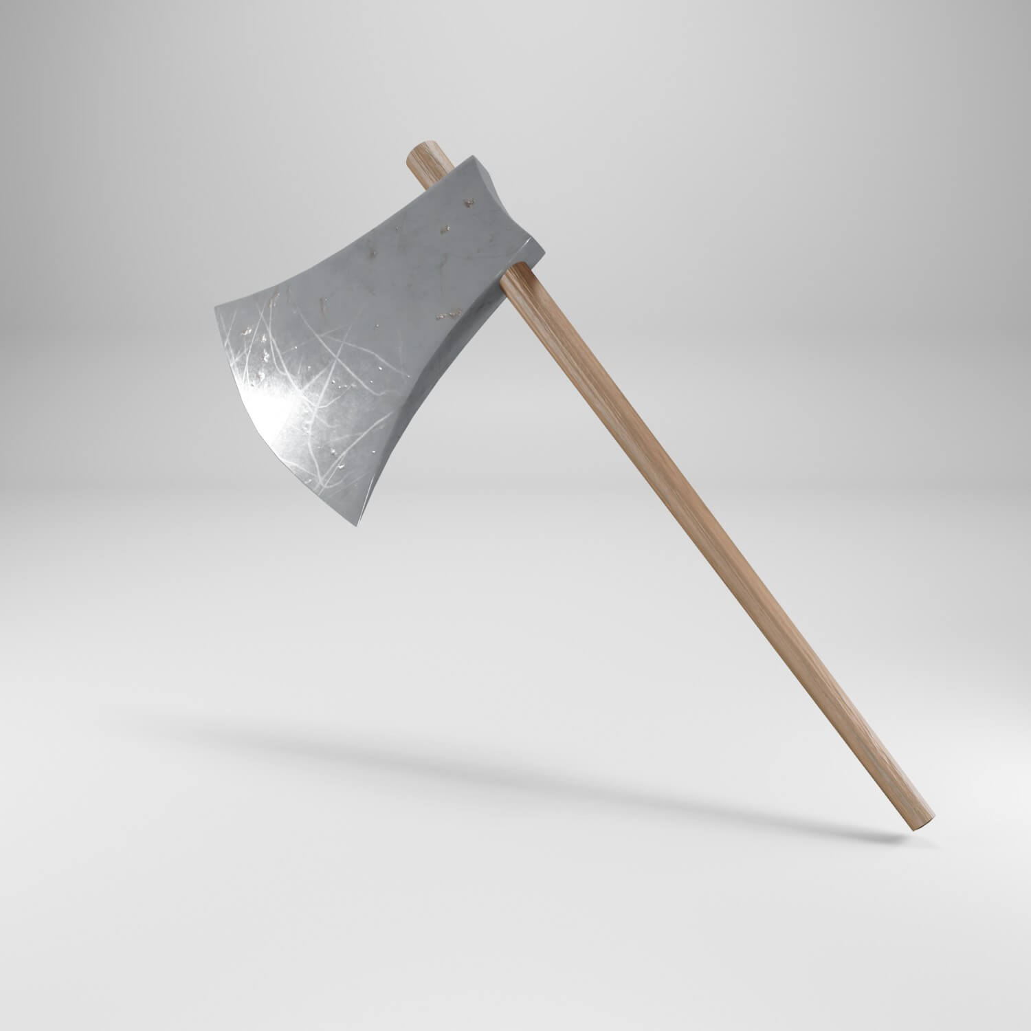 Textured Low Poly Ax - Free 3D Model by MohRez