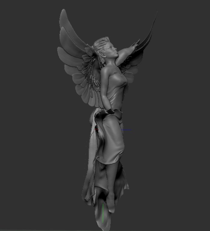 Angel - 3D Model by mohsenfarshid