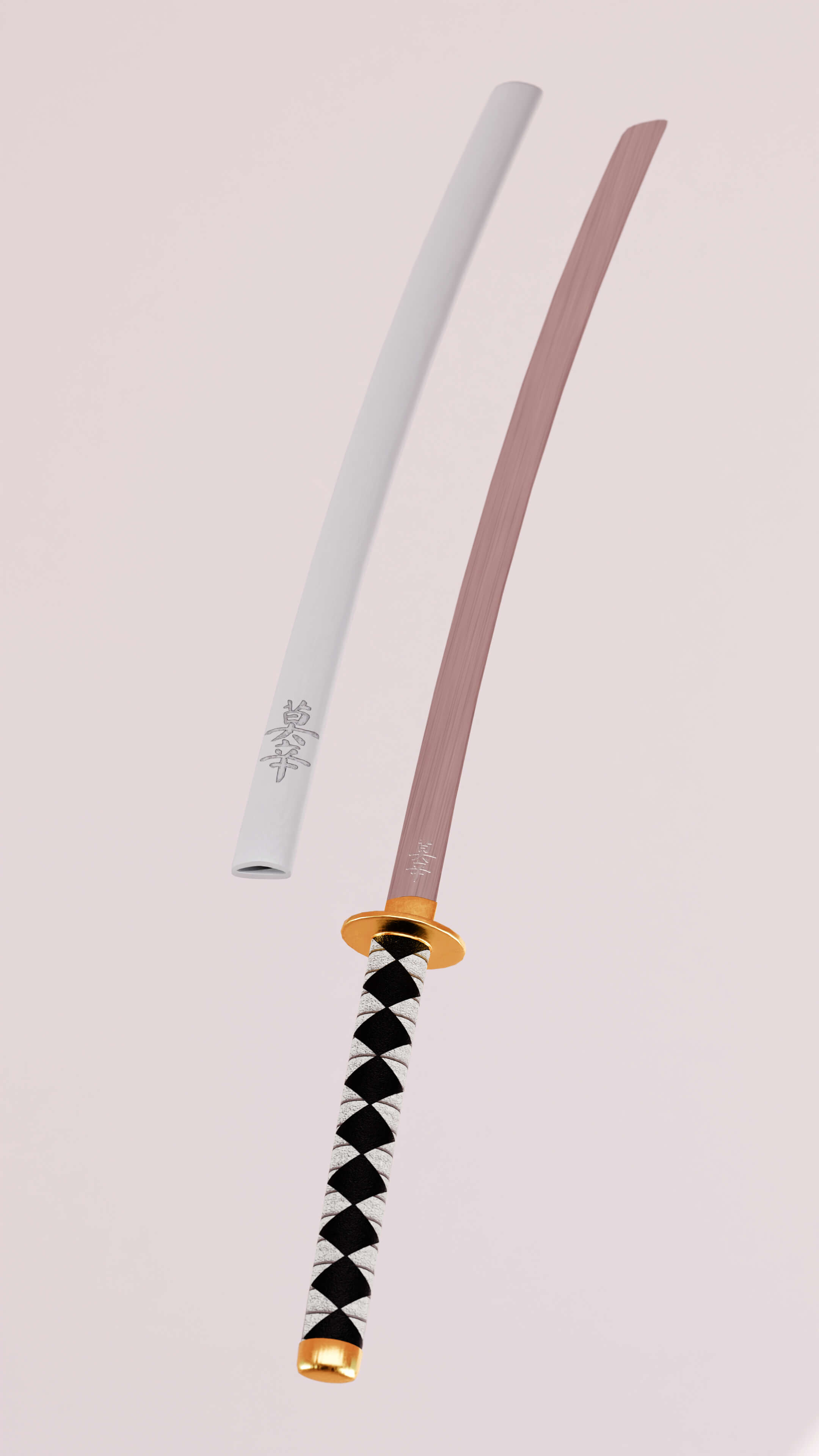 Stylized Katana 3D Model - Game-Ready - PBR Textured by mohsinhassan27