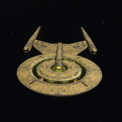 USS Discovery - 3D Model by Mohussien