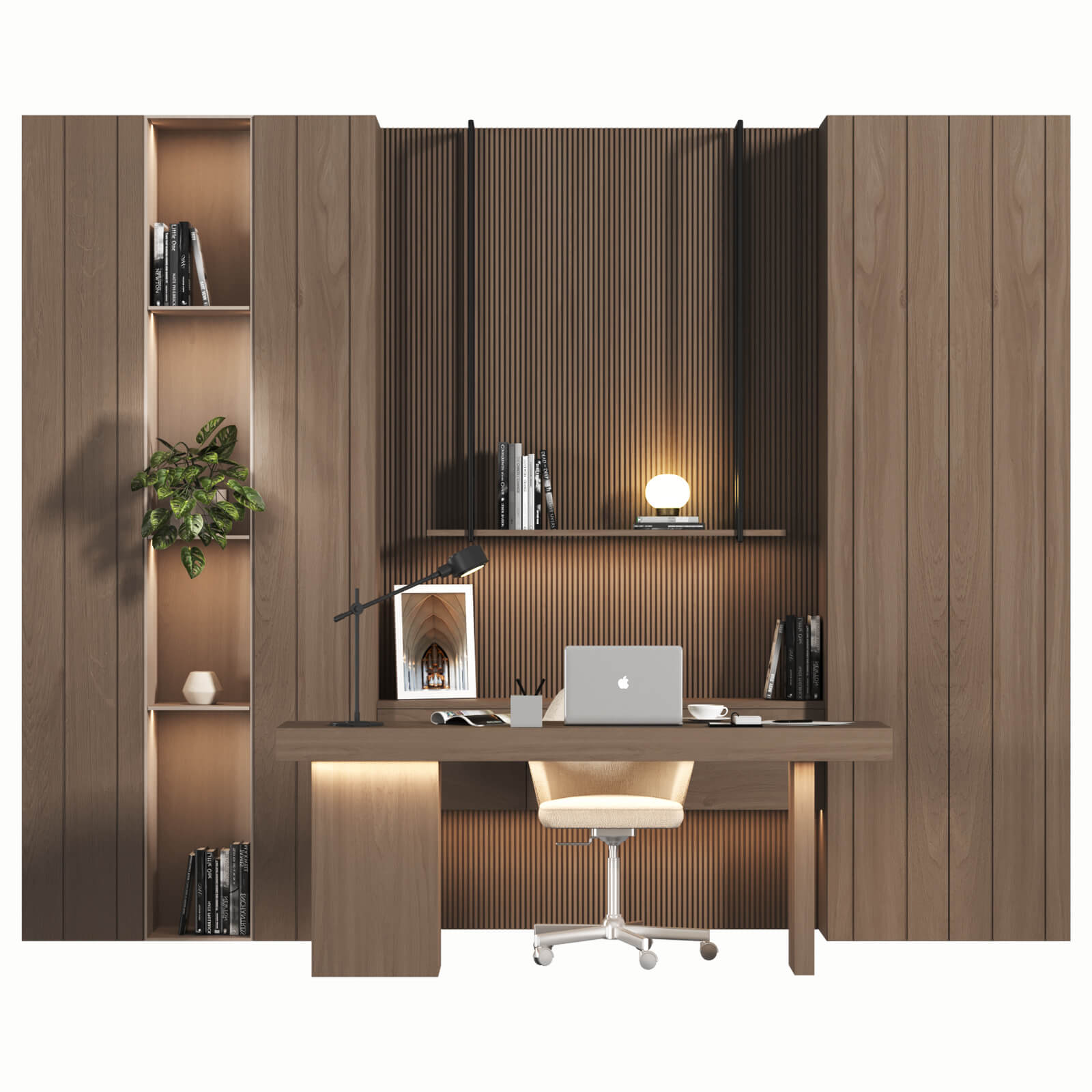 Workplace Set 071 3D Model by mojdeh feyzi