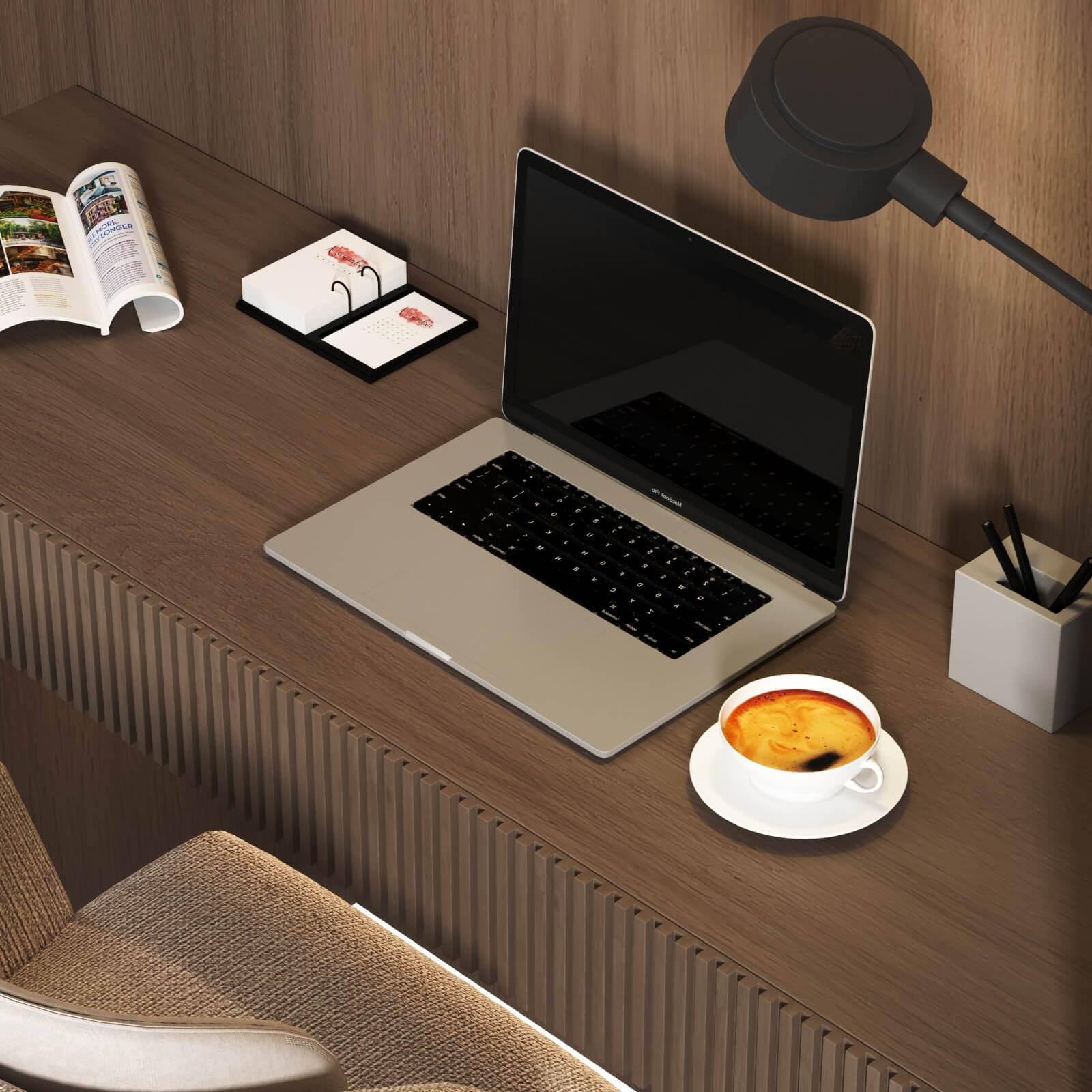Workplace Set 073 3D Model by mojdeh feyzi