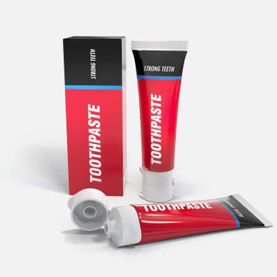 Toothpaste Tube Box - 3D Model by moldtech3D