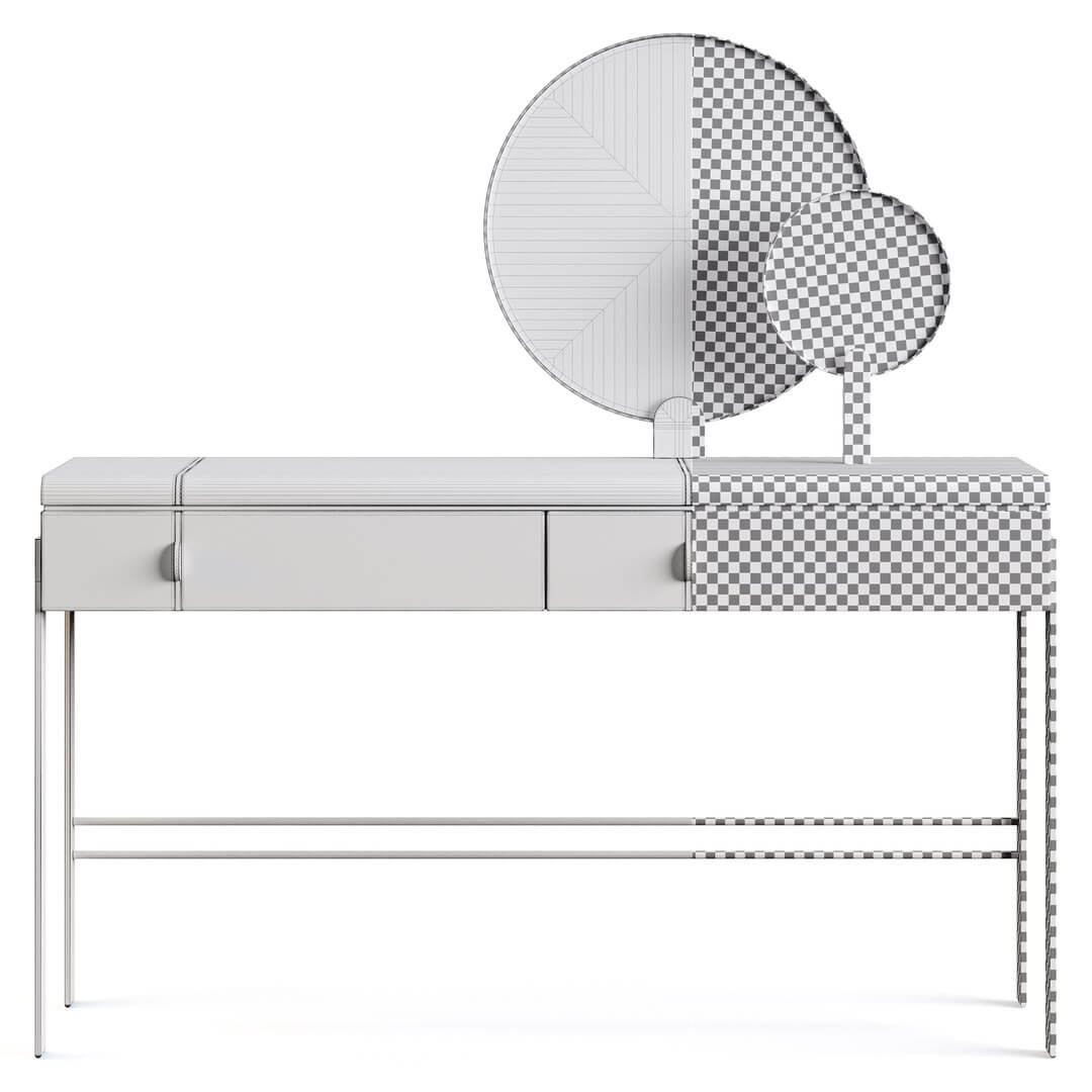 Carpanese Home Vanity Desk - 3D Model by moliamod