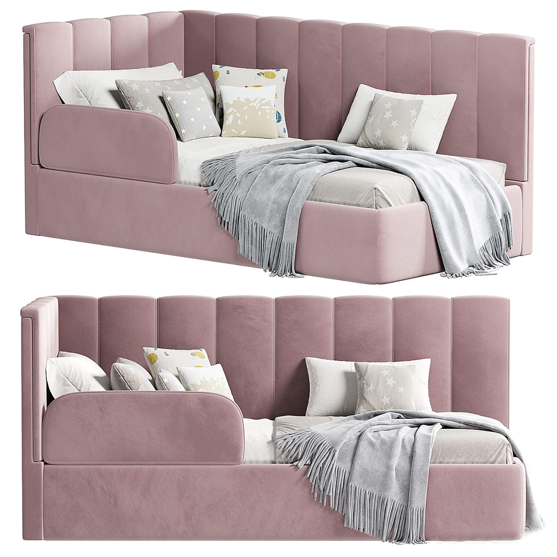 Child Bed Valencia by Woodsoft - 3D Model by moliamod