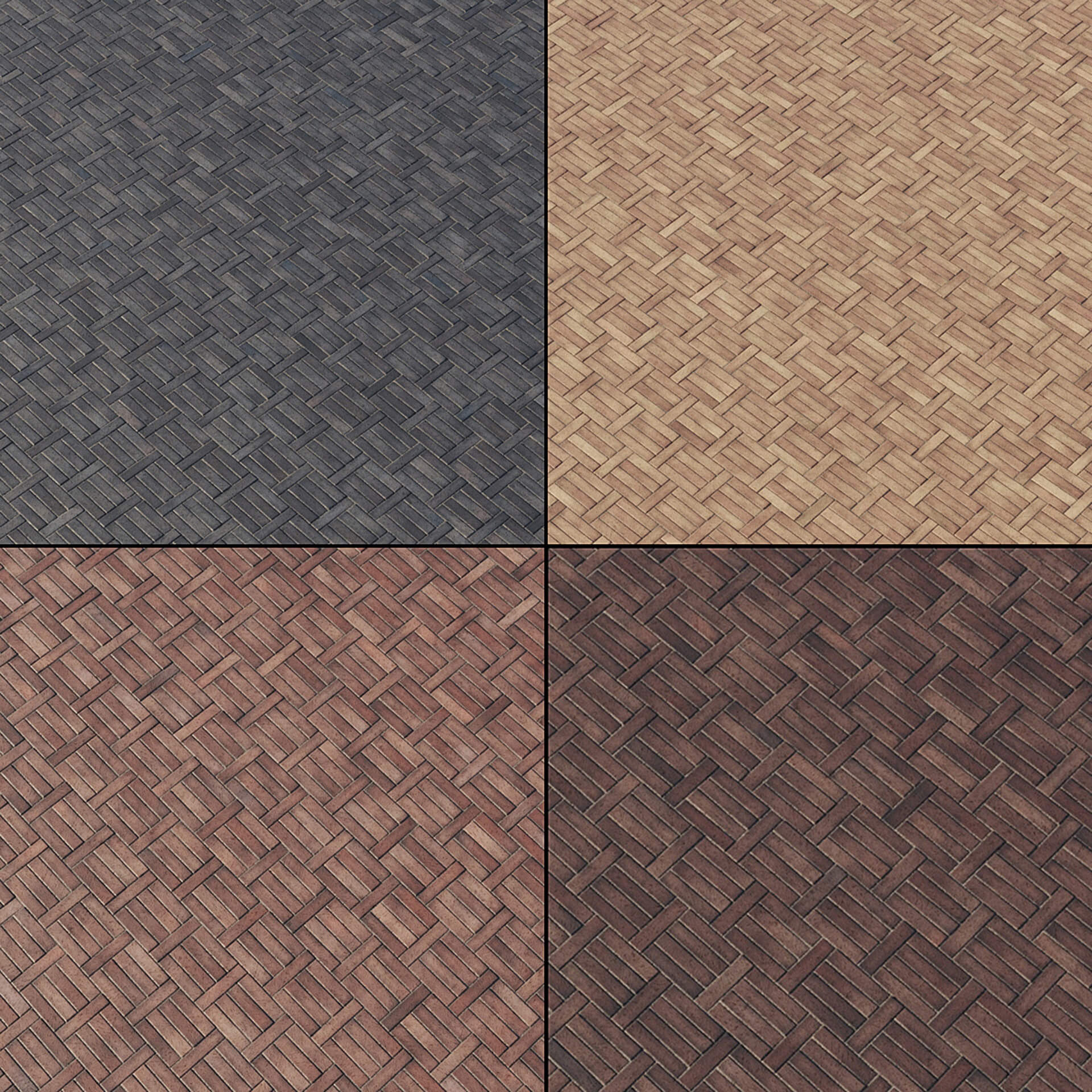 Clinker Paving Slabs Type - 3D Model by moliamod