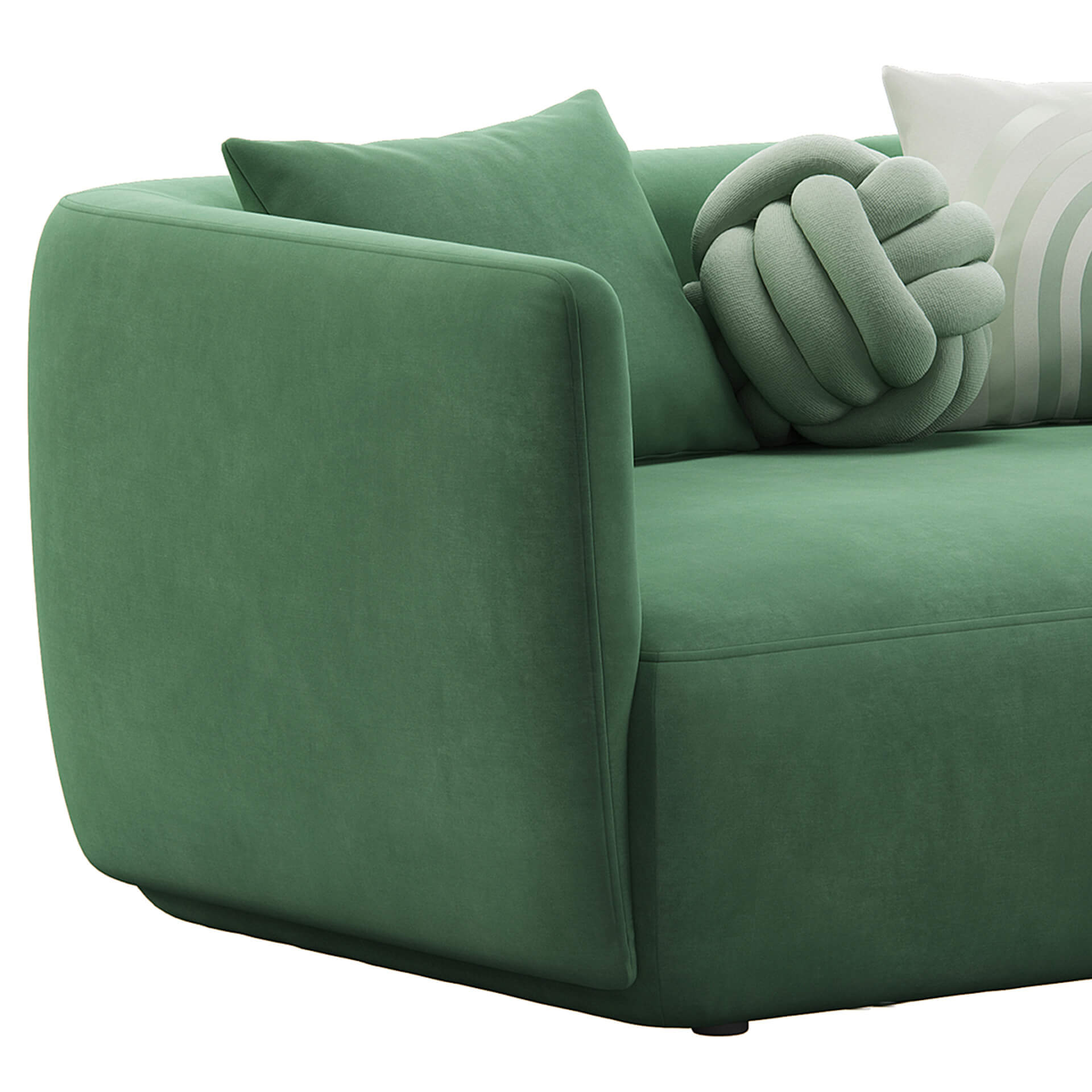 Cozy 2-Seat Sofa by Mdf Italia 3D Model by moliamod