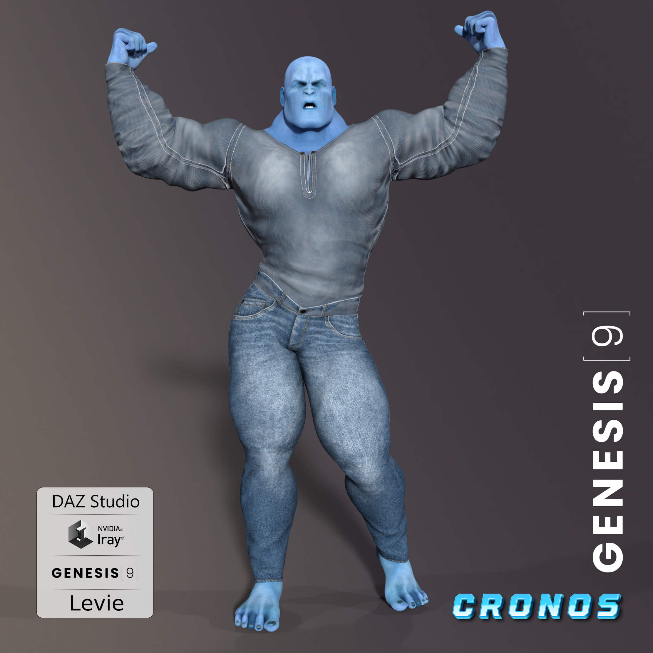 Cronos for Genesis 9 Male - Daz Content by Monika