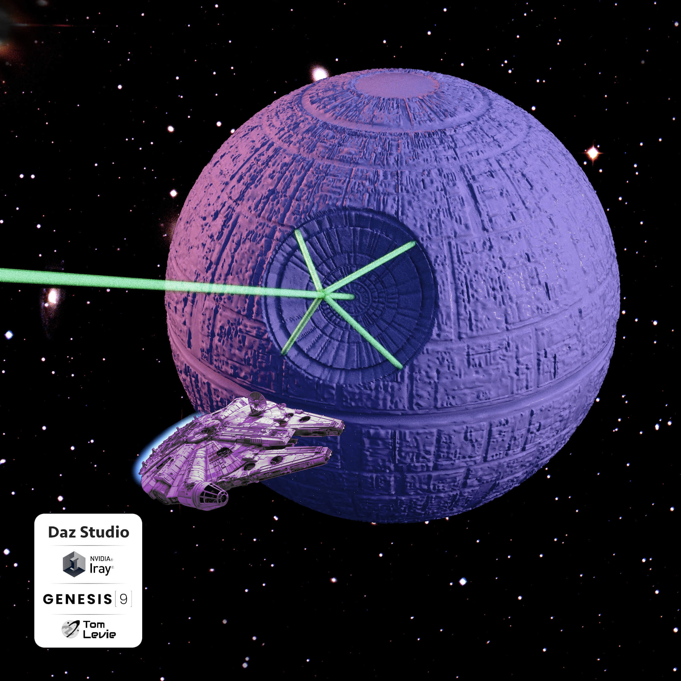 Death Star for DAZ Studio by Monika