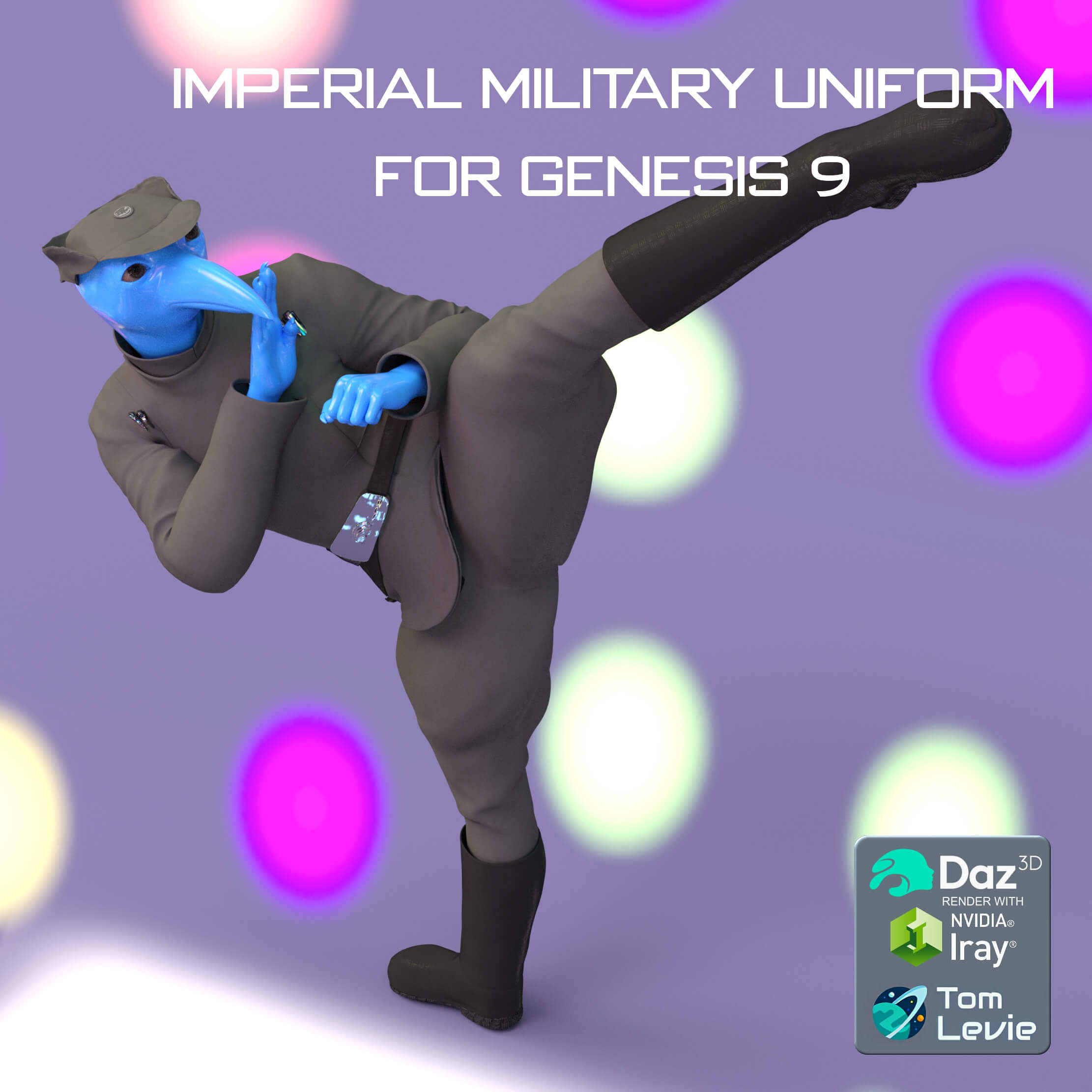 Imperial Military Uniform for G9 - Daz Content by Monika