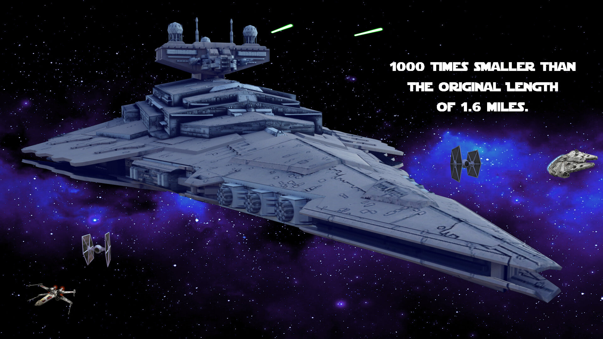 Imperial Star Cruiser Destroyer - Daz Content by Monika