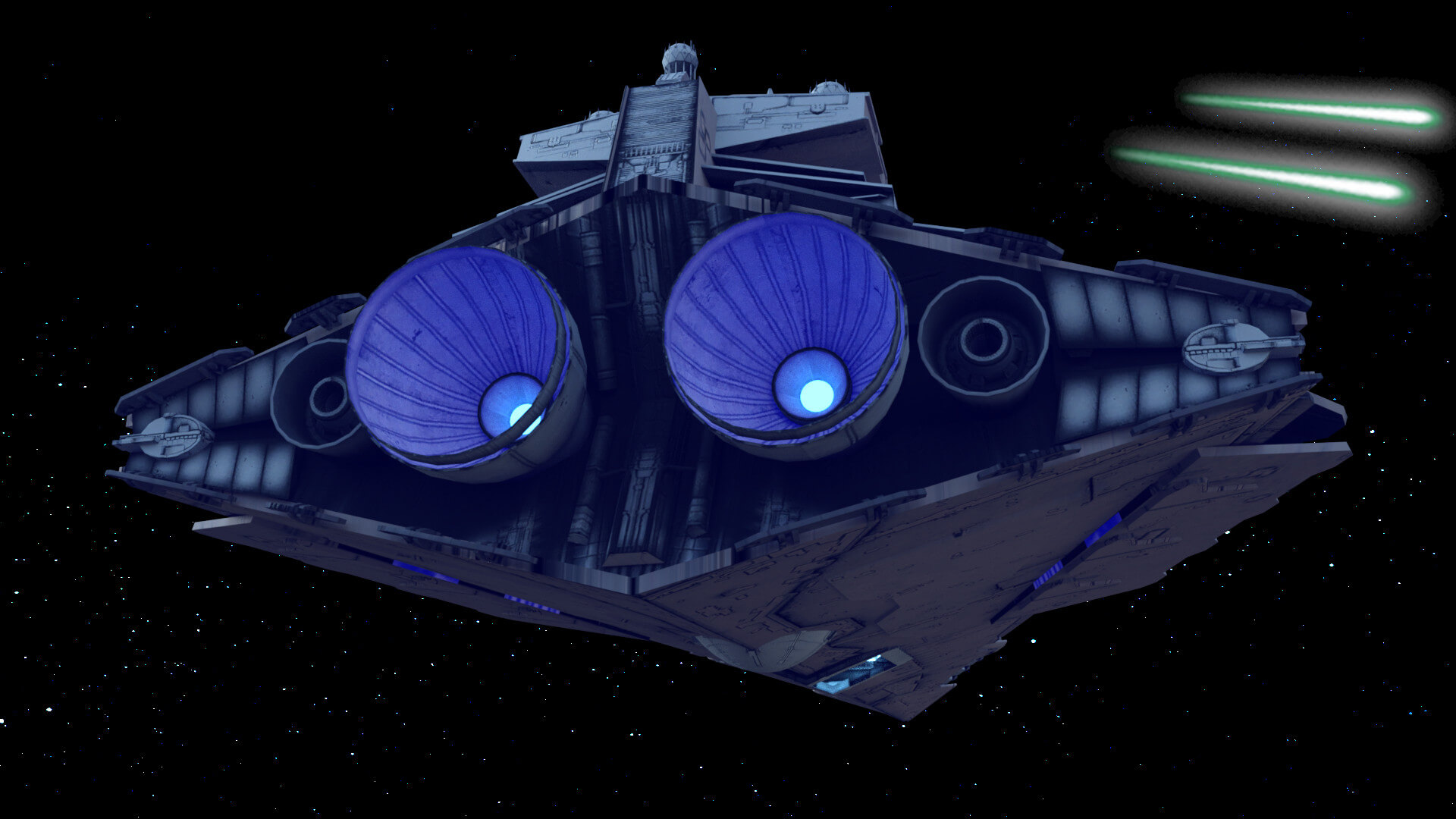 Imperial Star Cruiser Destroyer - Daz Content by Monika