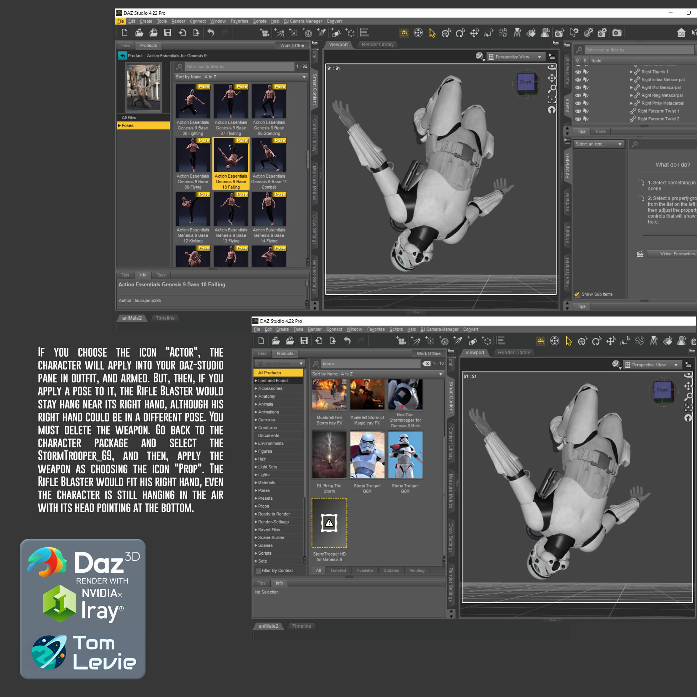 Stormtrooper for Genesis 9 - Daz Content by Monika