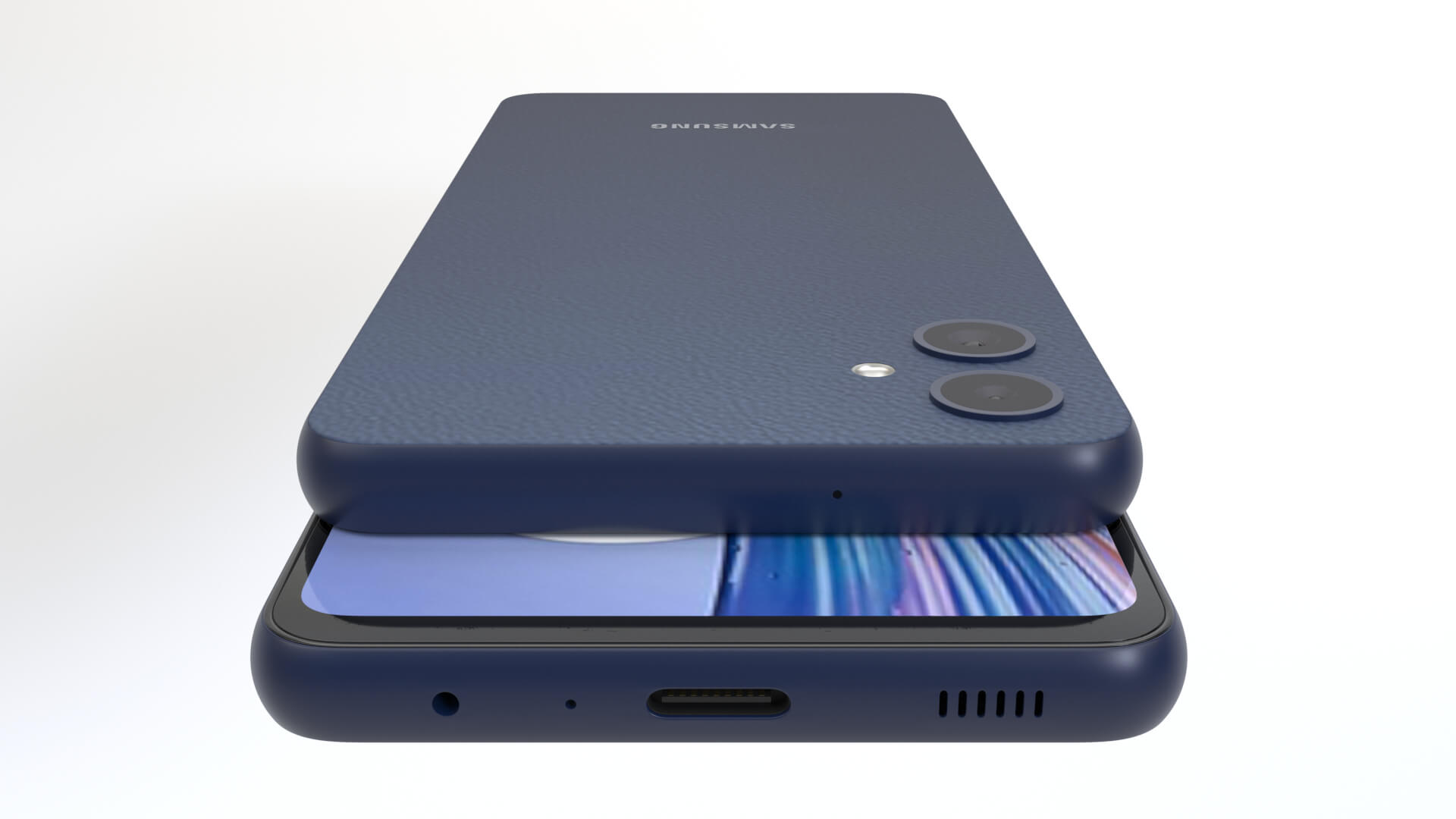 Samsung Galaxy F05 Twilight Blue - 3D Model by MoniSoni3D