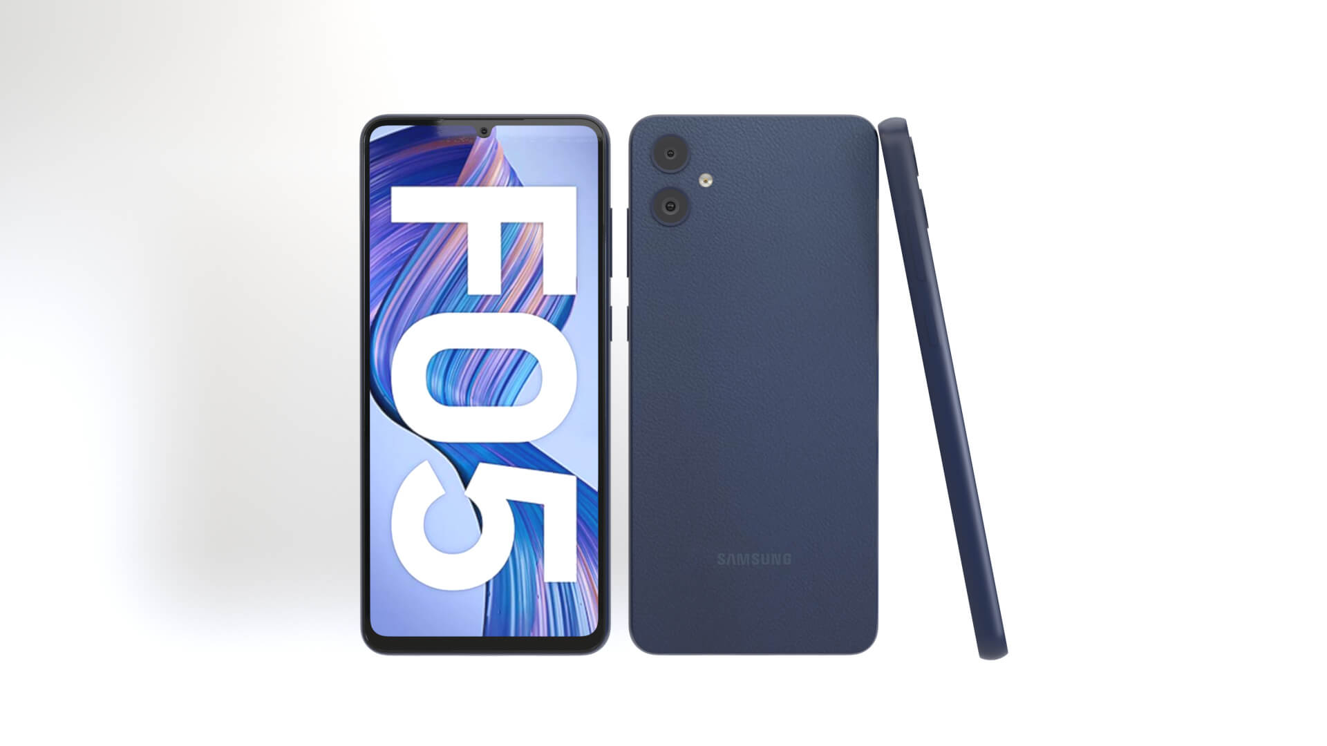 Samsung Galaxy F05 Twilight Blue - 3D Model by MoniSoni3D