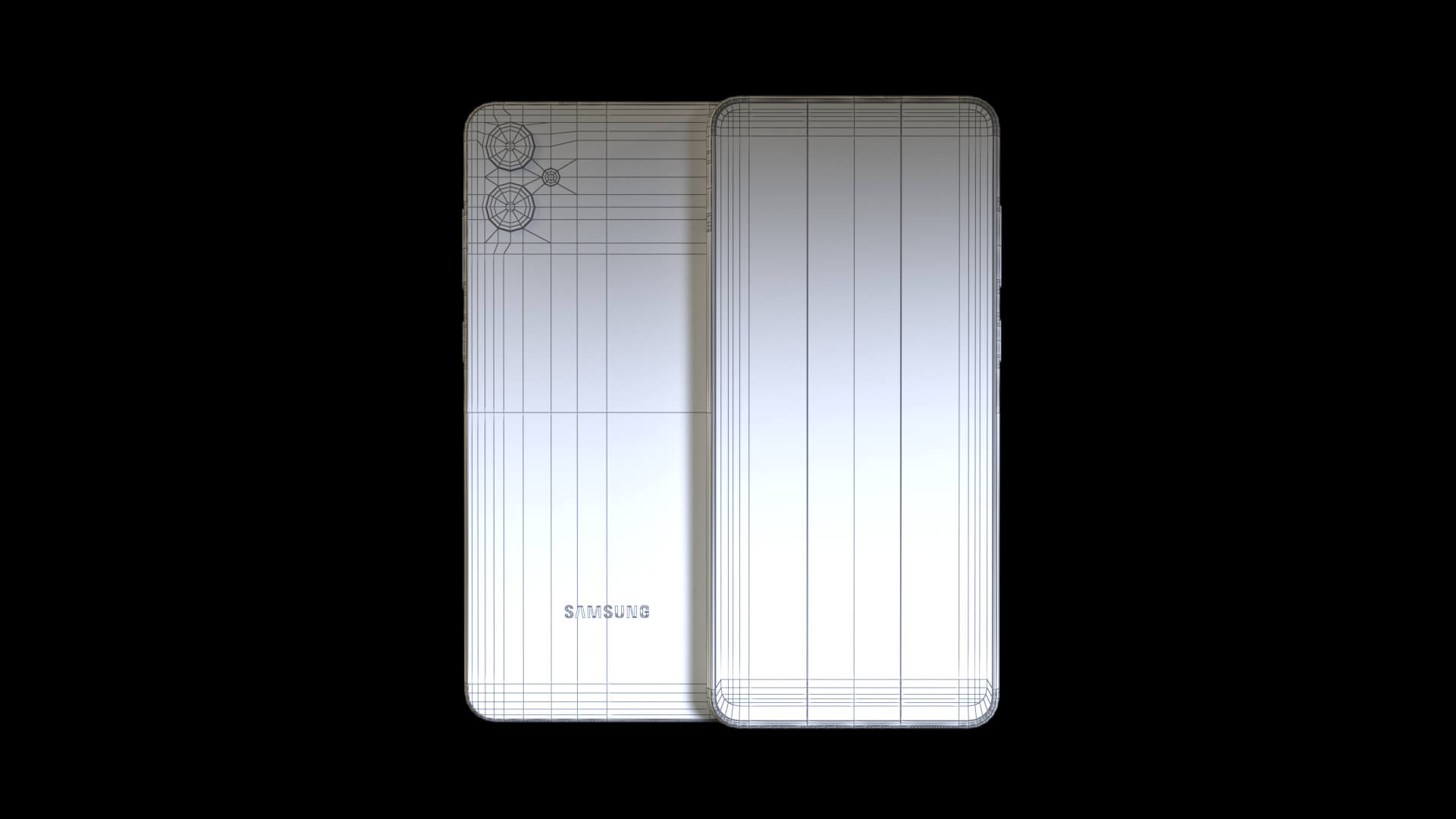 Samsung Galaxy F05 Twilight Blue - 3D Model by MoniSoni3D