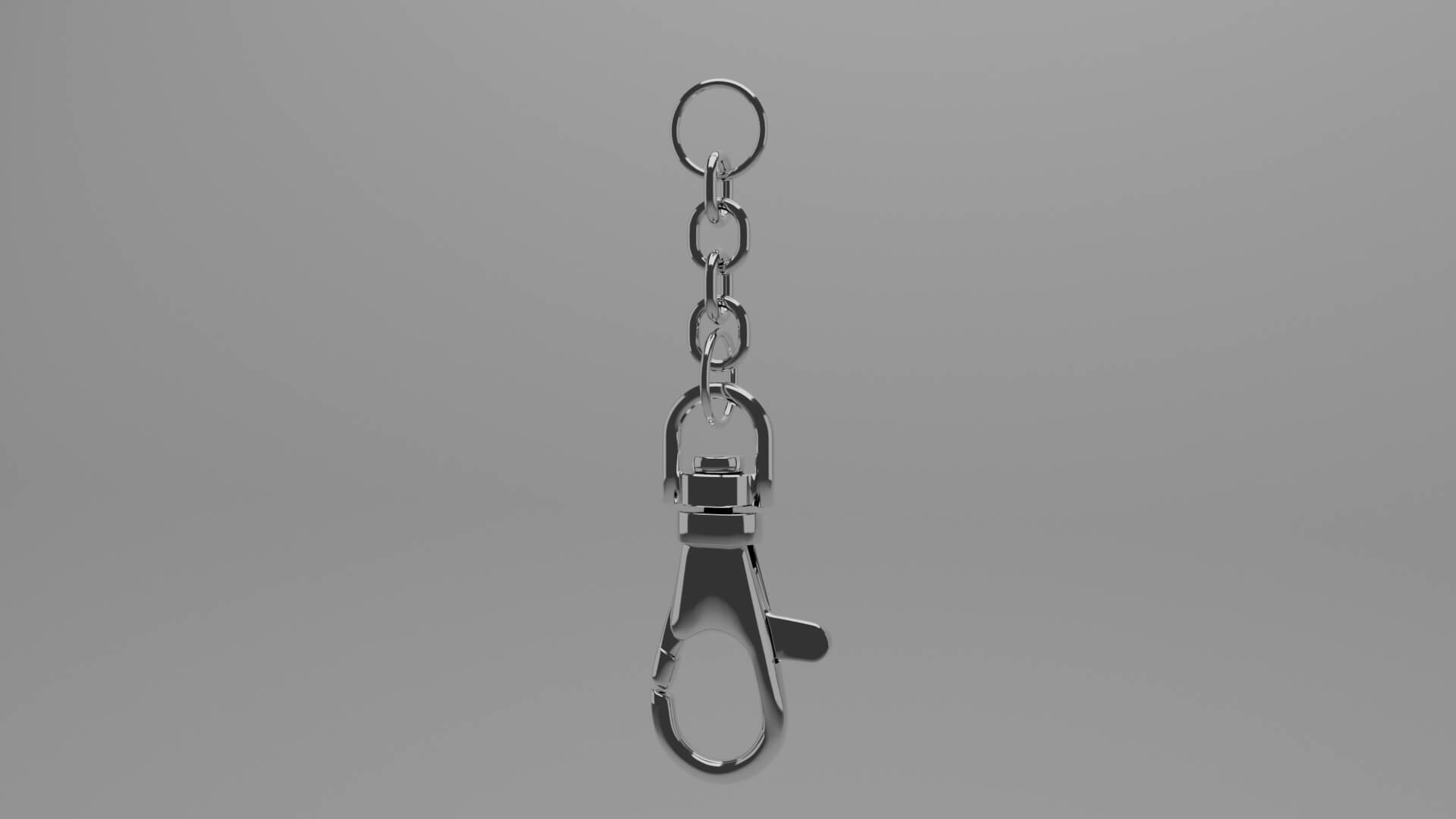 3D Model of a Key Ring by monji1004
