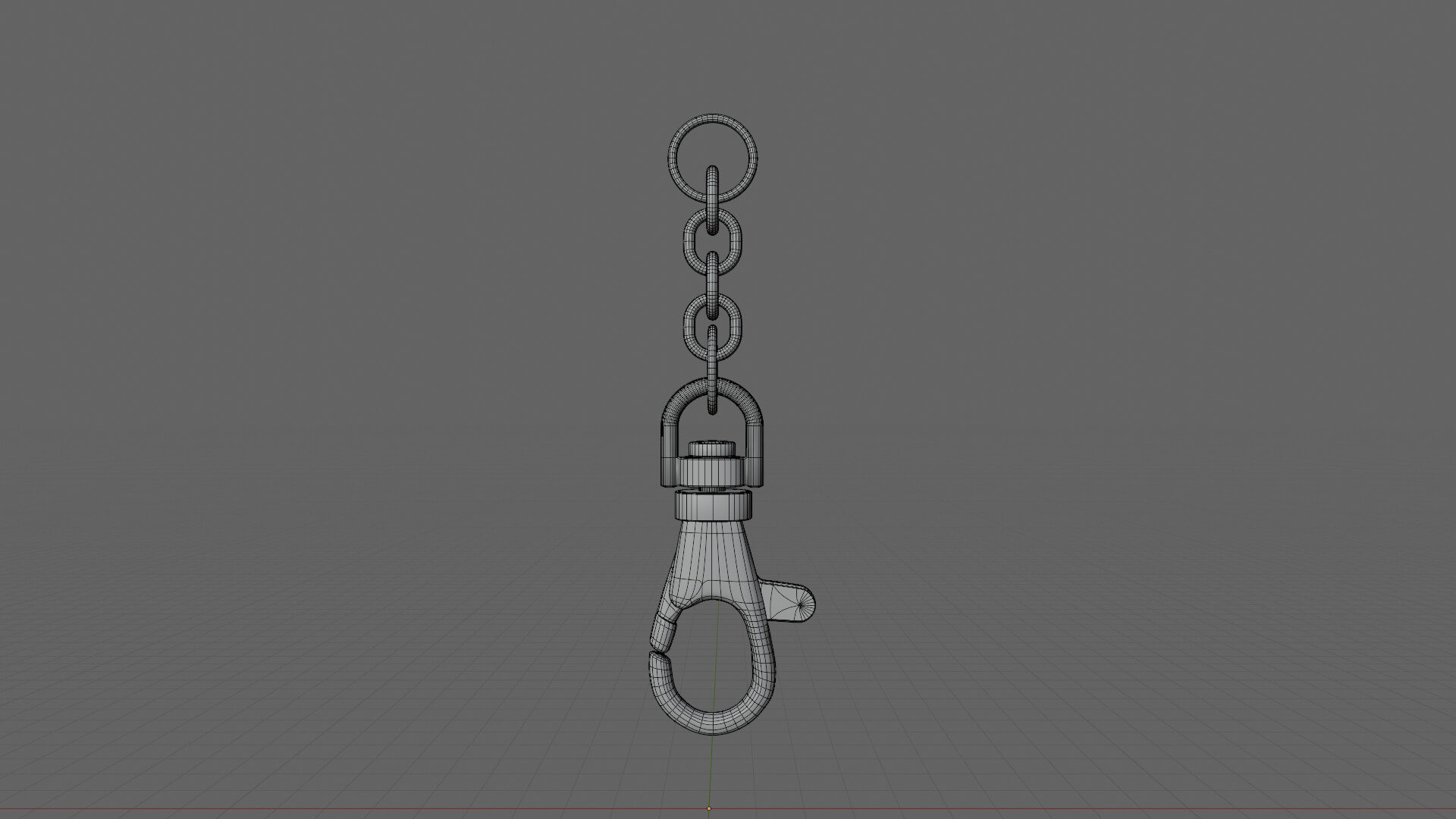 3D Model of a Key Ring by monji1004