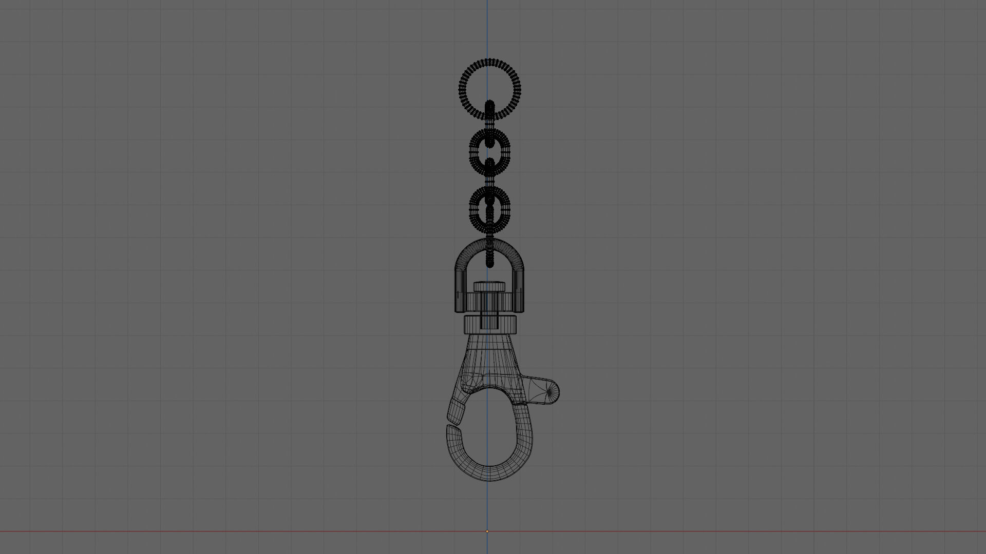 3D Model of a Key Ring by monji1004