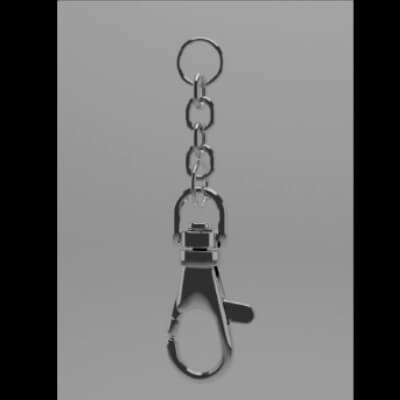 3D Model of a Key Ring by monji1004