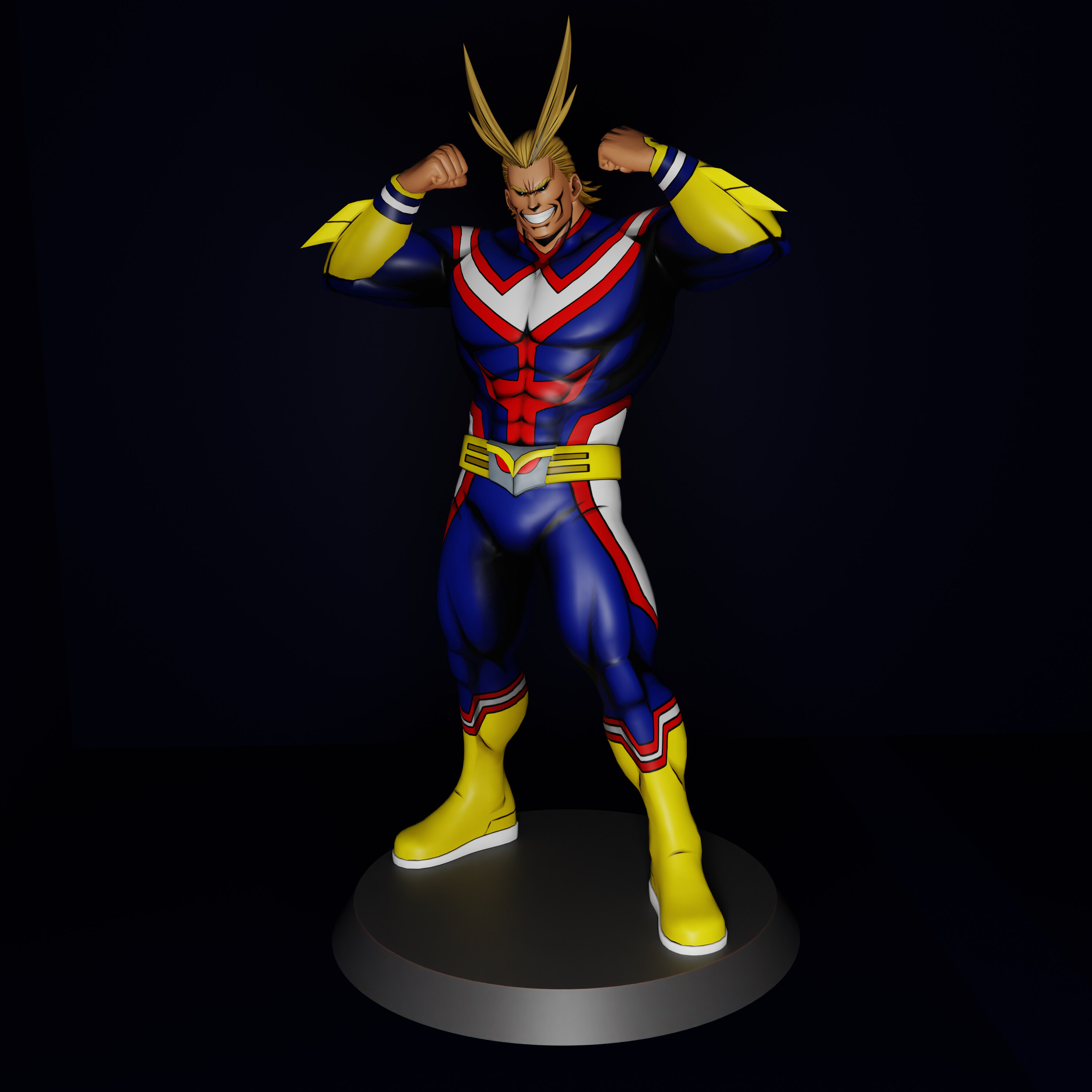 All Might - Yagi Toshinori 3D Model by Moogar