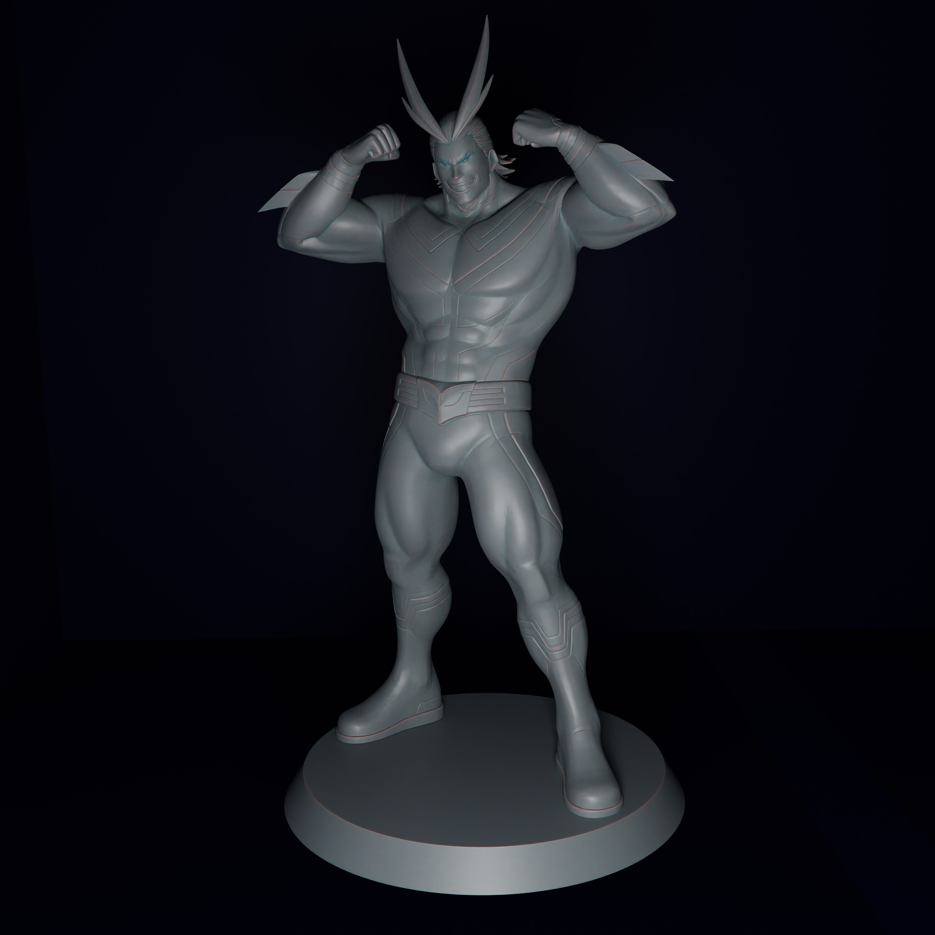 All Might - Yagi Toshinori 3D Model by Moogar