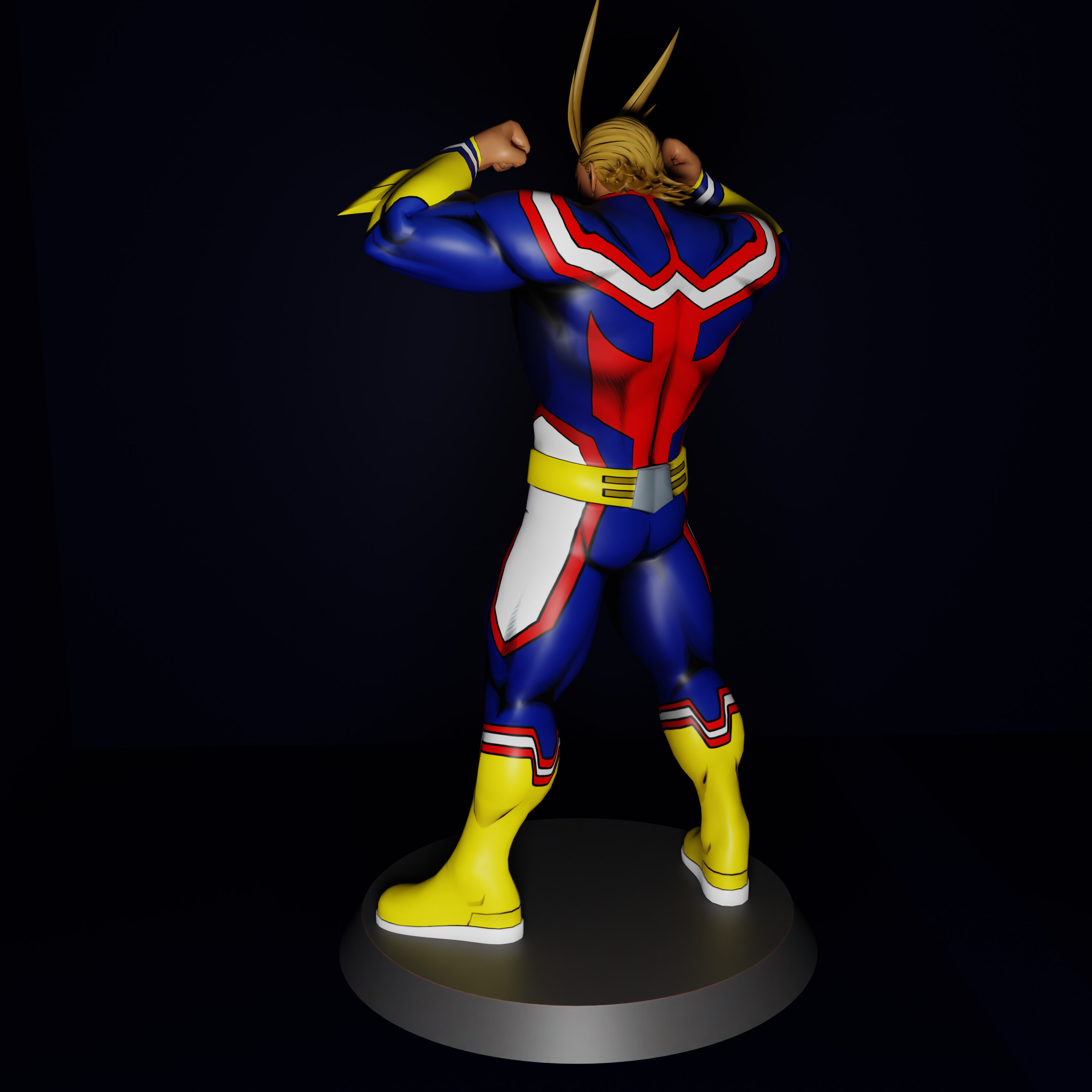 All Might - Yagi Toshinori 3D Model by Moogar