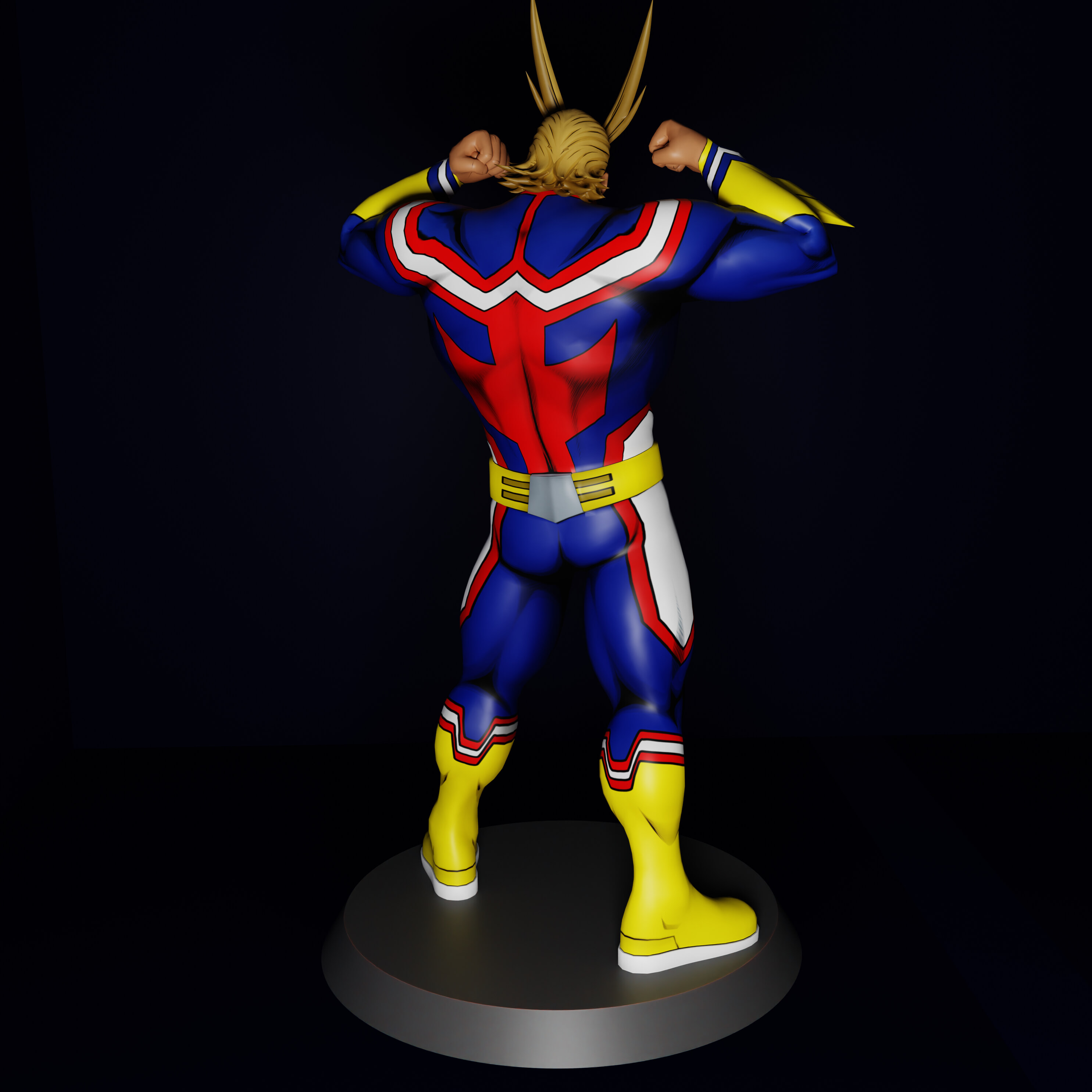 All Might - Yagi Toshinori 3D Model by Moogar