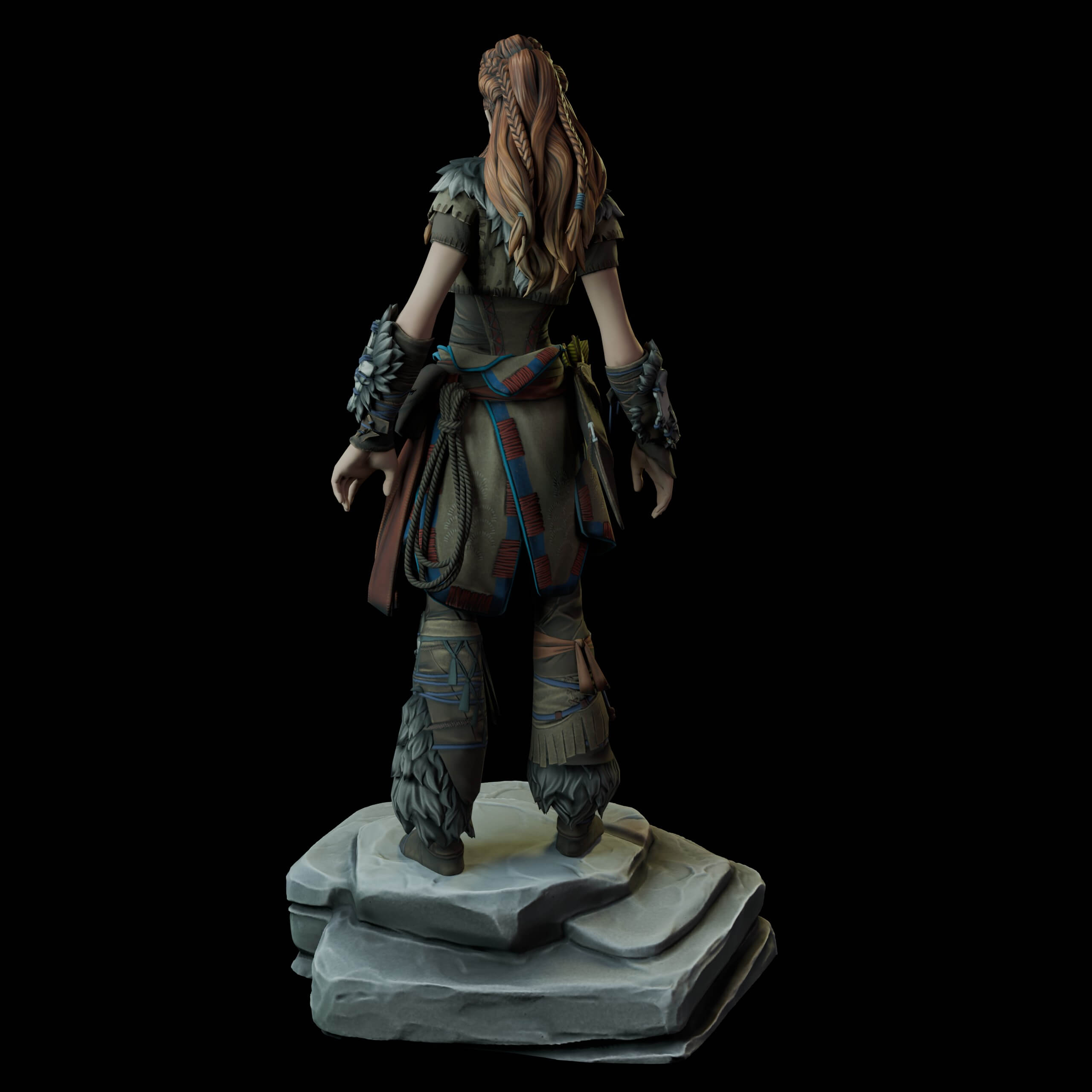 Aloy Horizon - 3D Model by Moogar