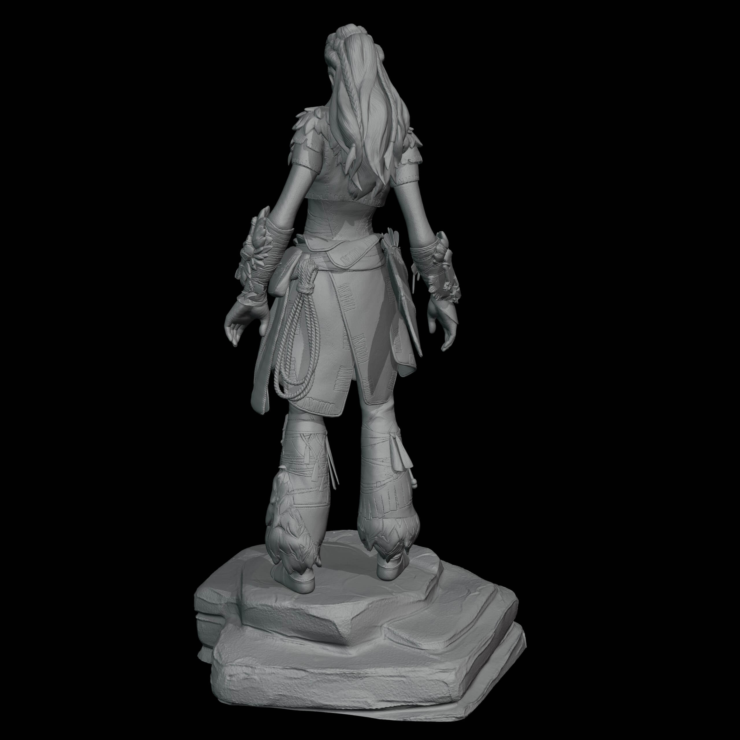 Aloy Horizon - 3D Model by Moogar