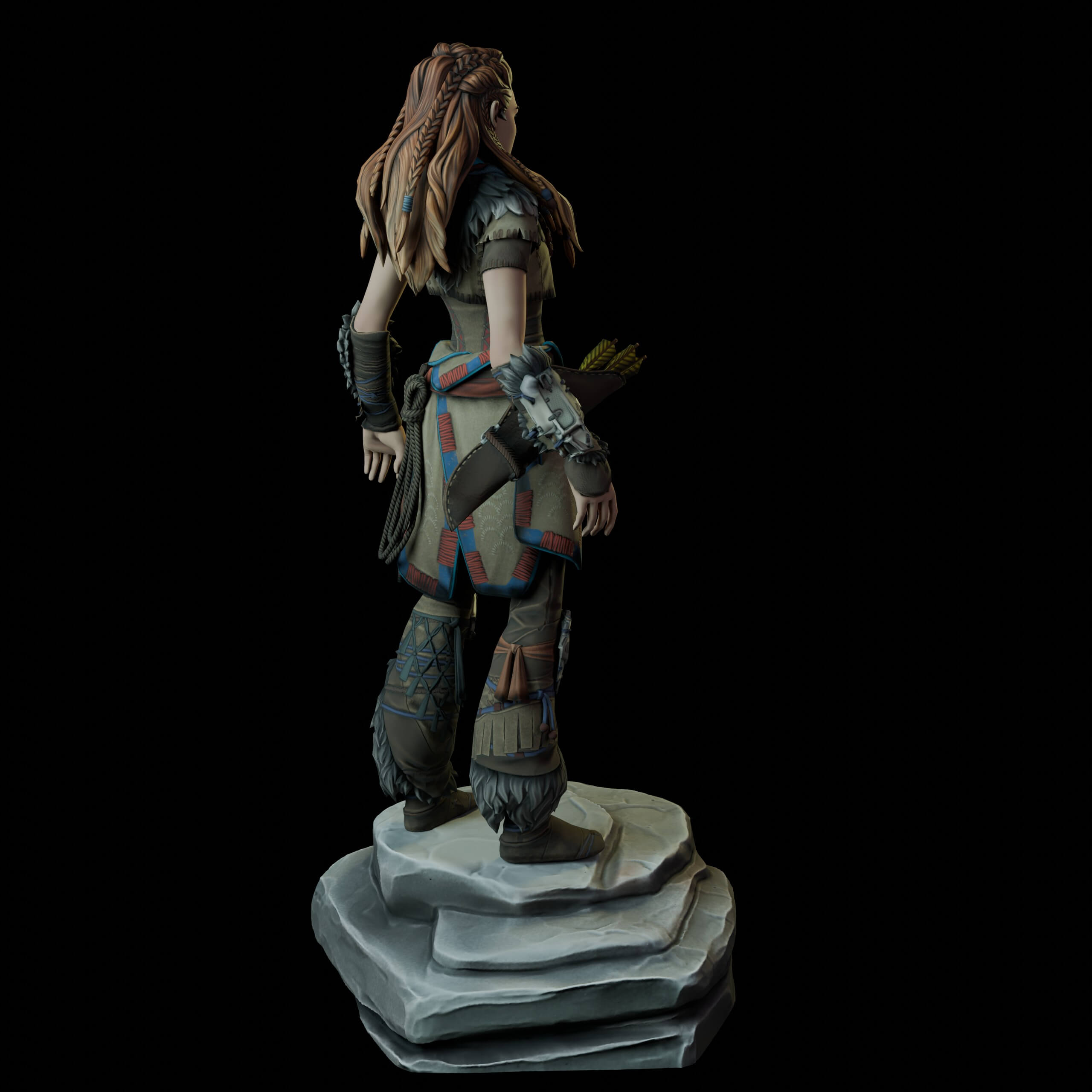 Aloy Horizon - 3D Model by Moogar