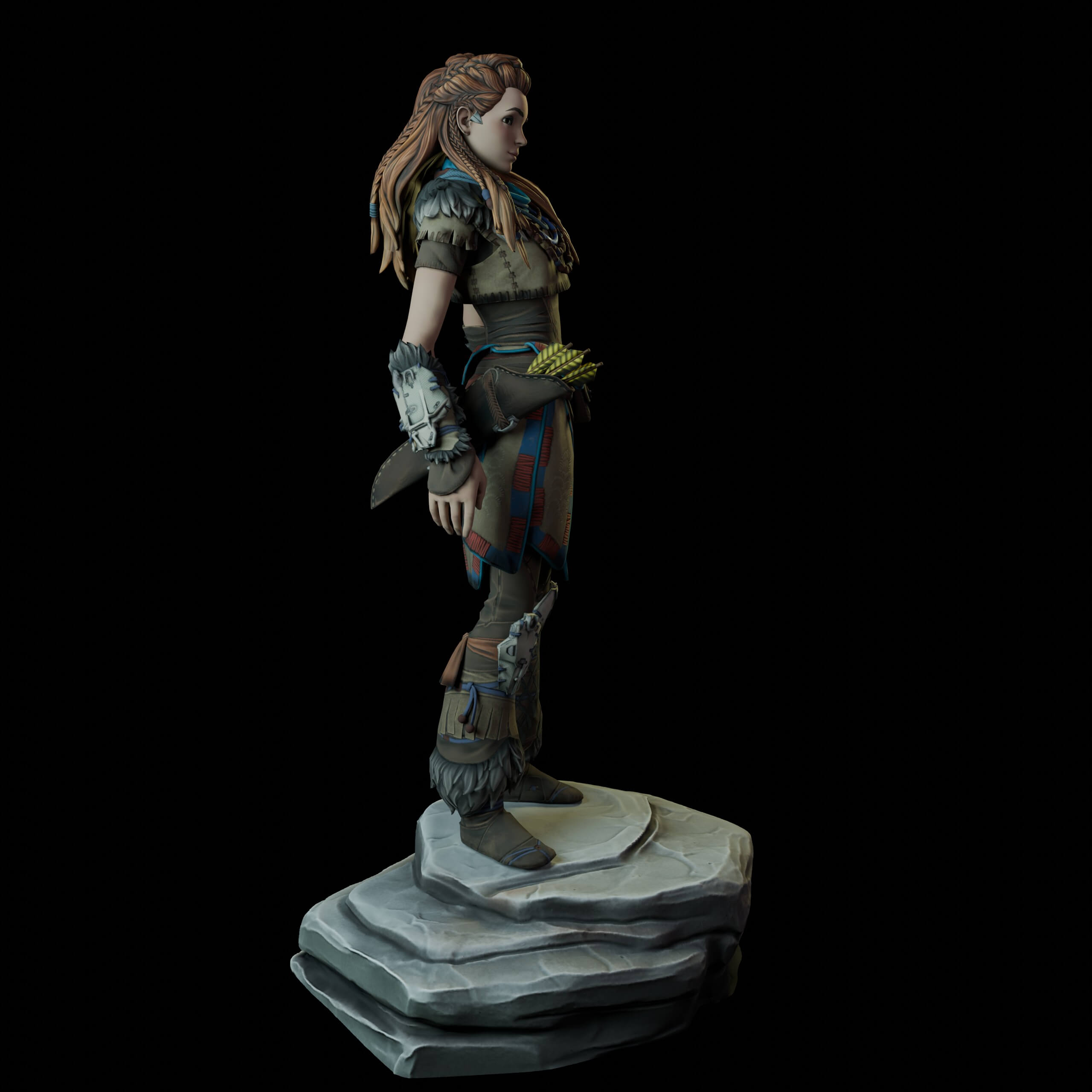 Aloy Horizon - 3D Model by Moogar