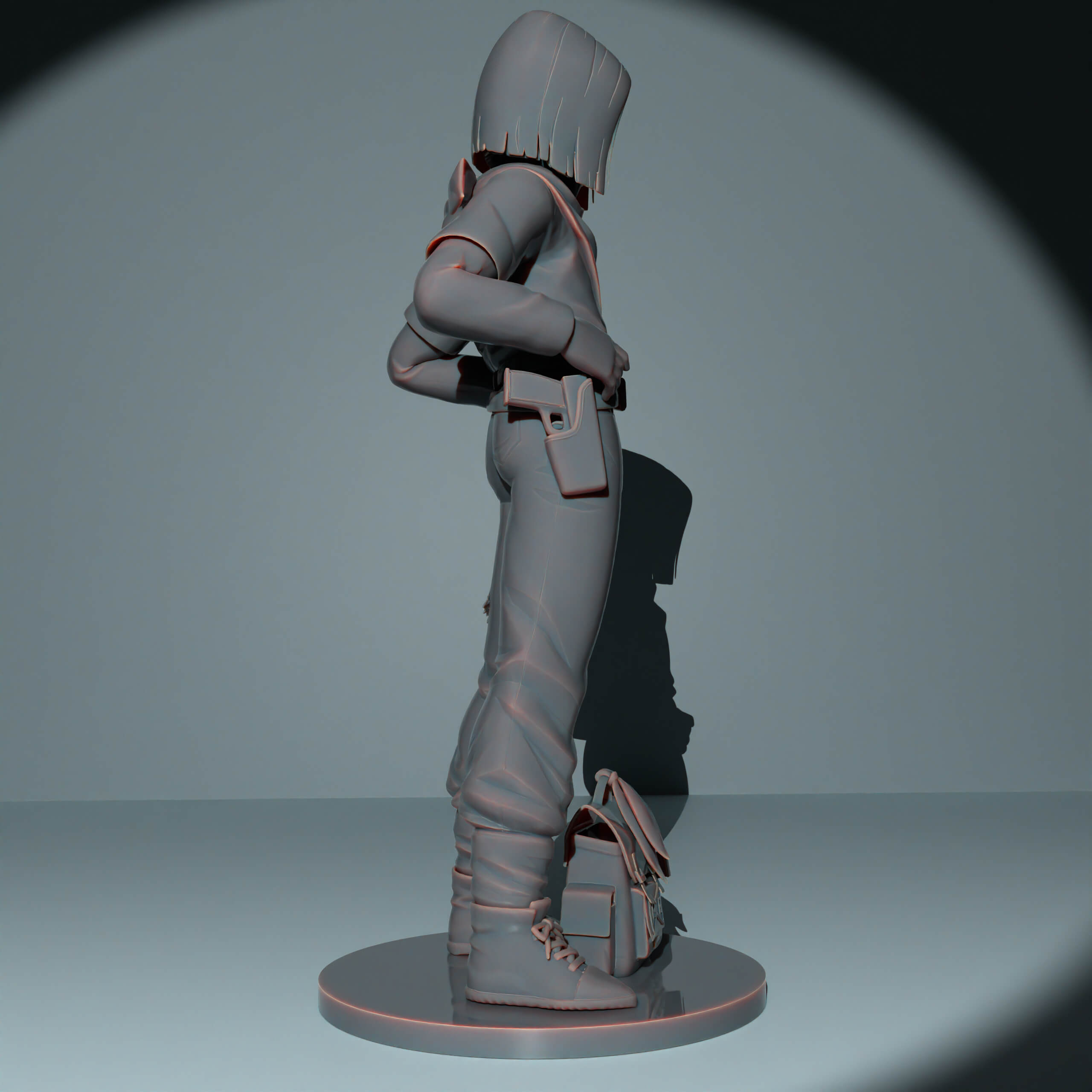 Android 17 Dragonball - 3D Model by Moogar