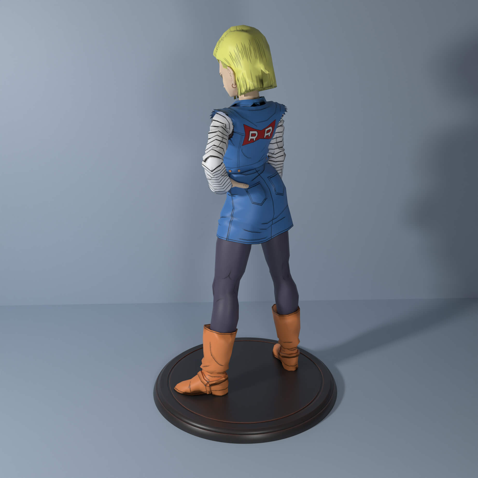 Android 18 Dbz - 3D Model by Moogar