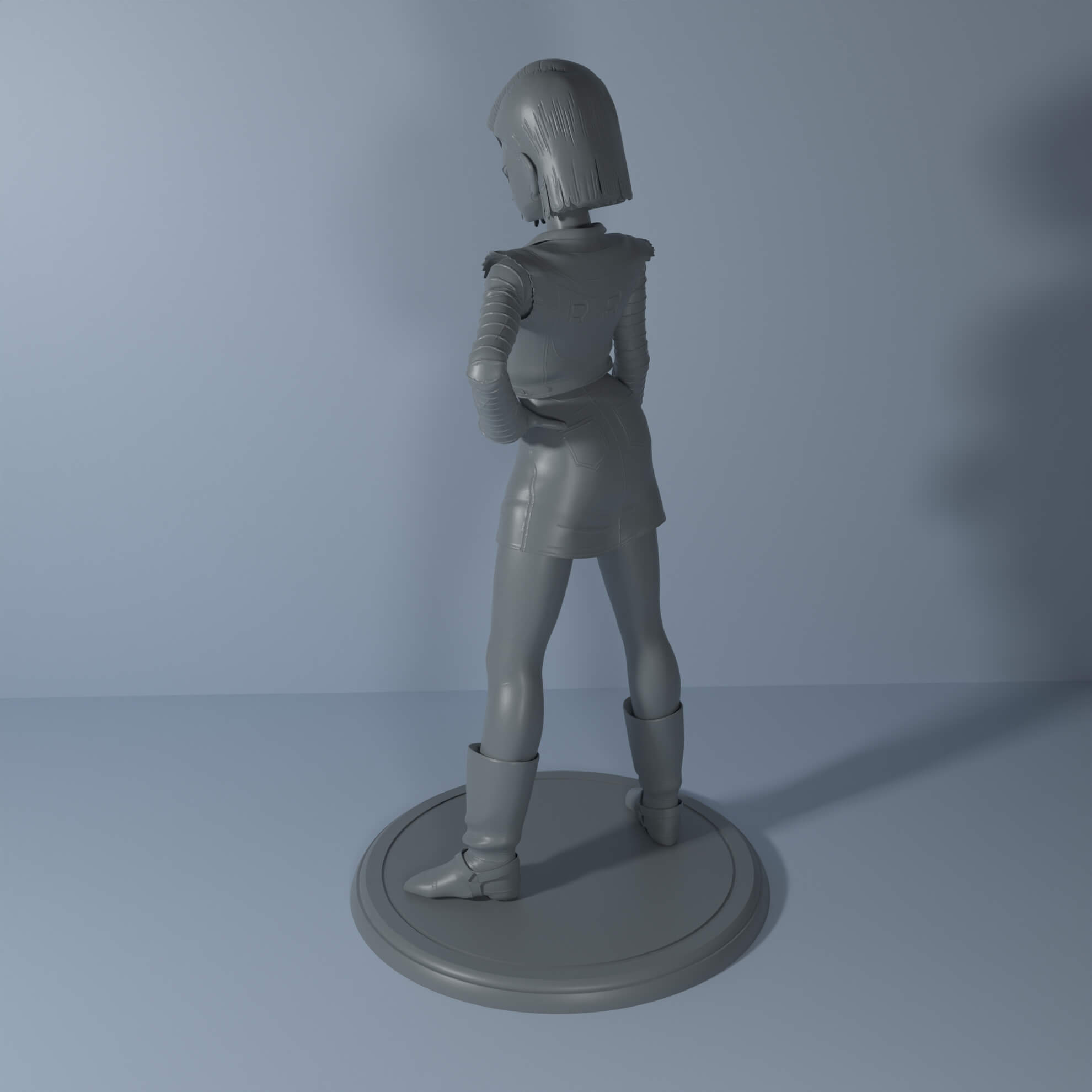 Android 18 Dbz - 3D Model by Moogar