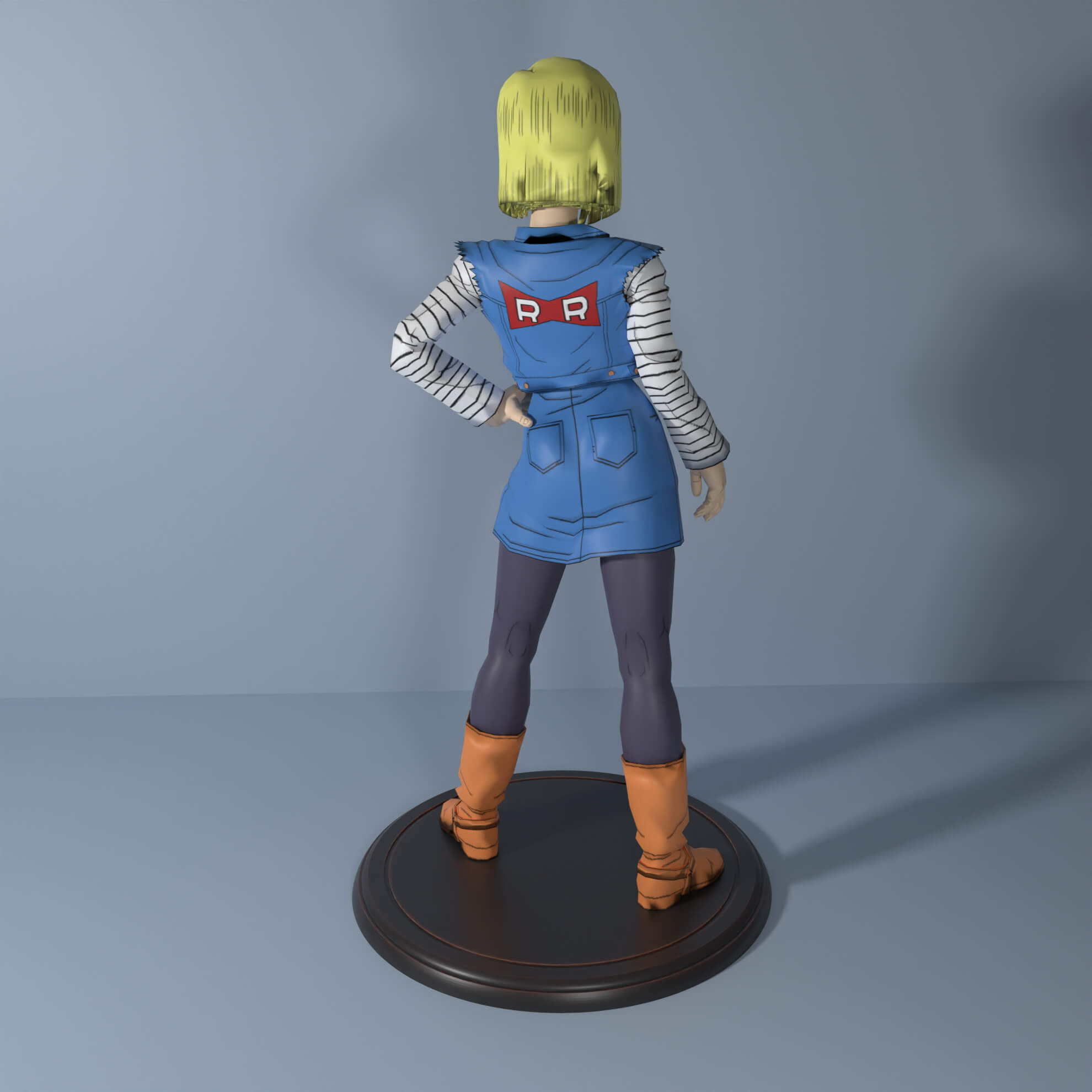 Android 18 Dbz - 3D Model by Moogar