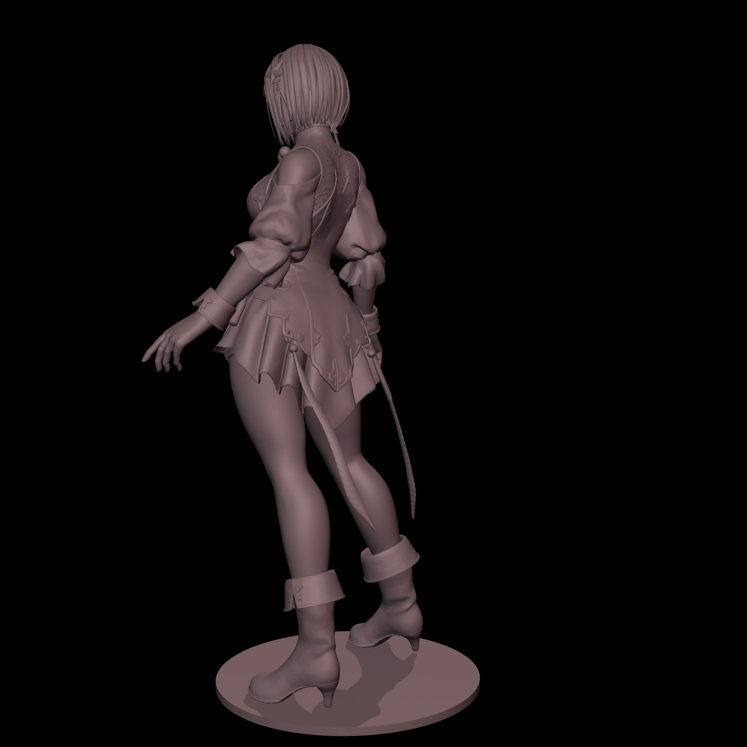 Athena Asamiya - 3D Model by Moogar