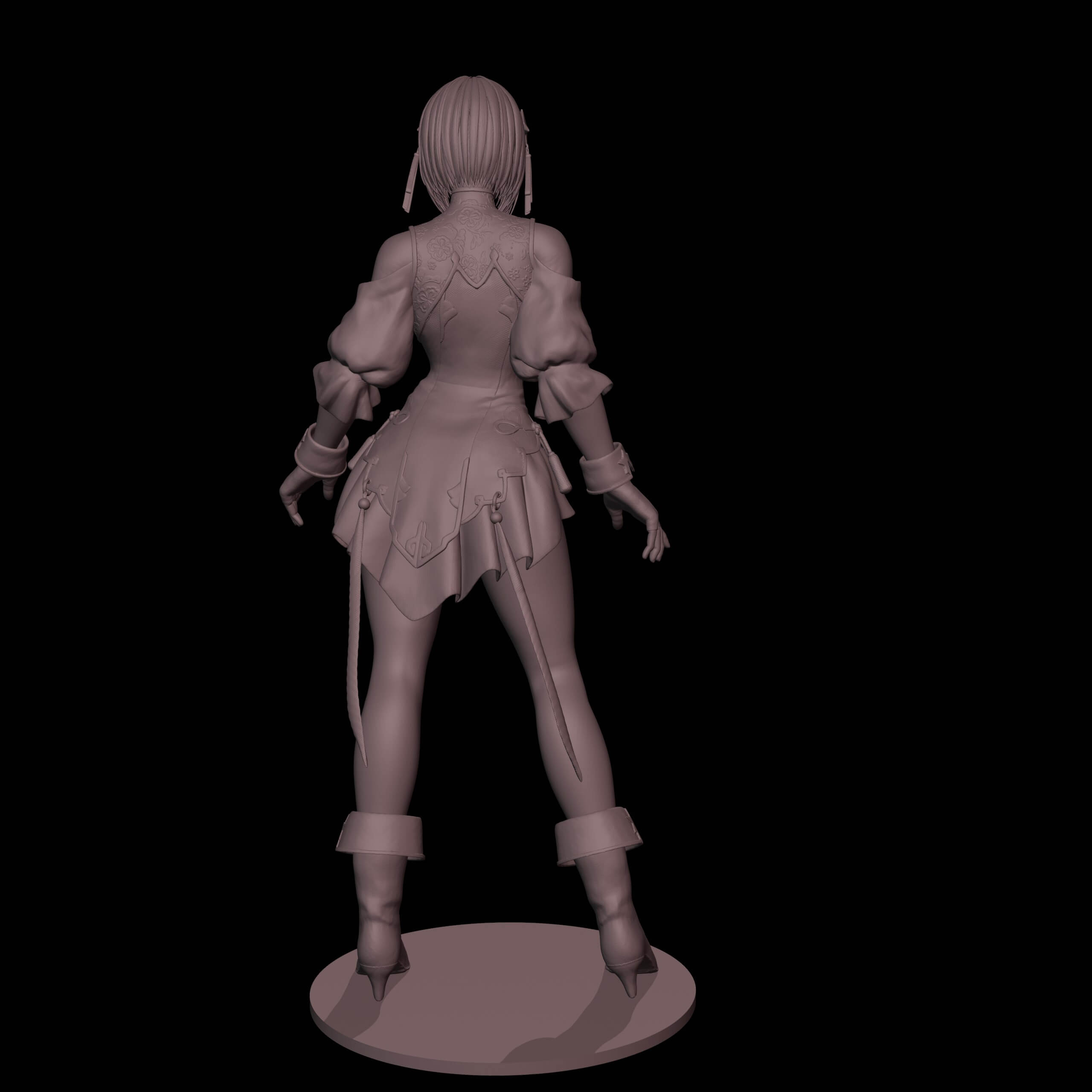 Athena Asamiya - 3D Model by Moogar