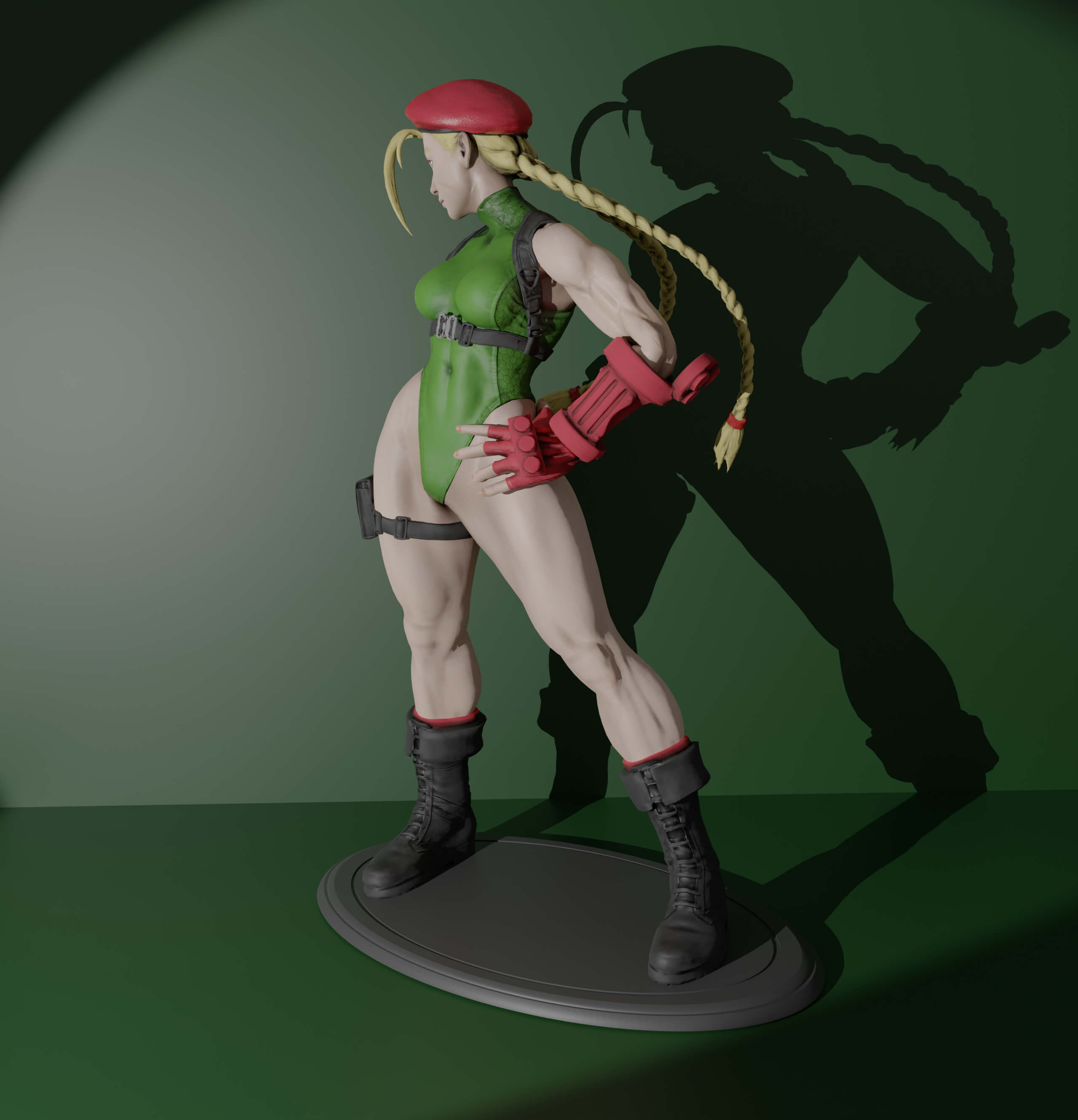 Cammy White Street Fighter - 3D Print Model by Moogar