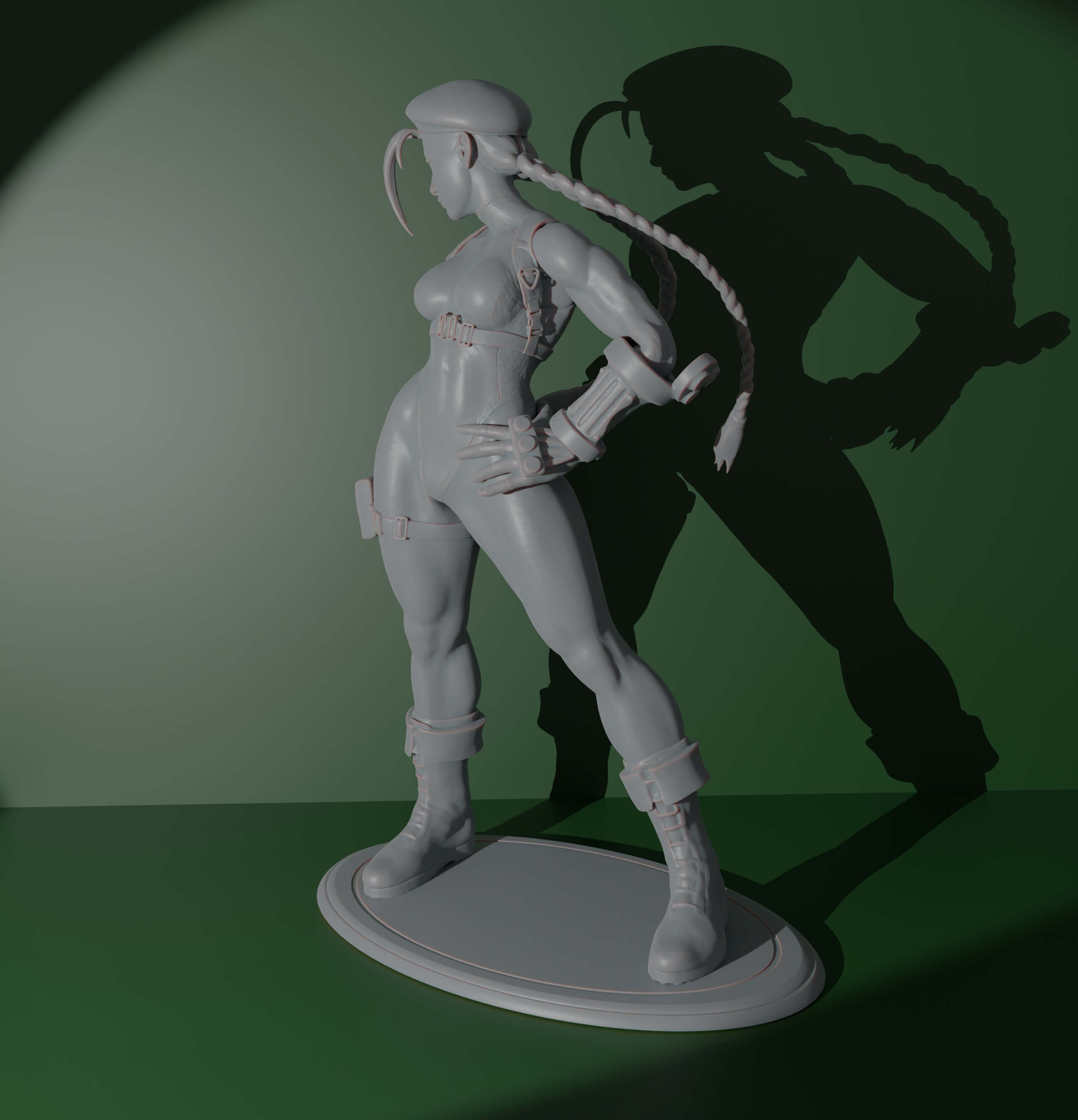 Cammy White Street Fighter - 3D Print Model by Moogar