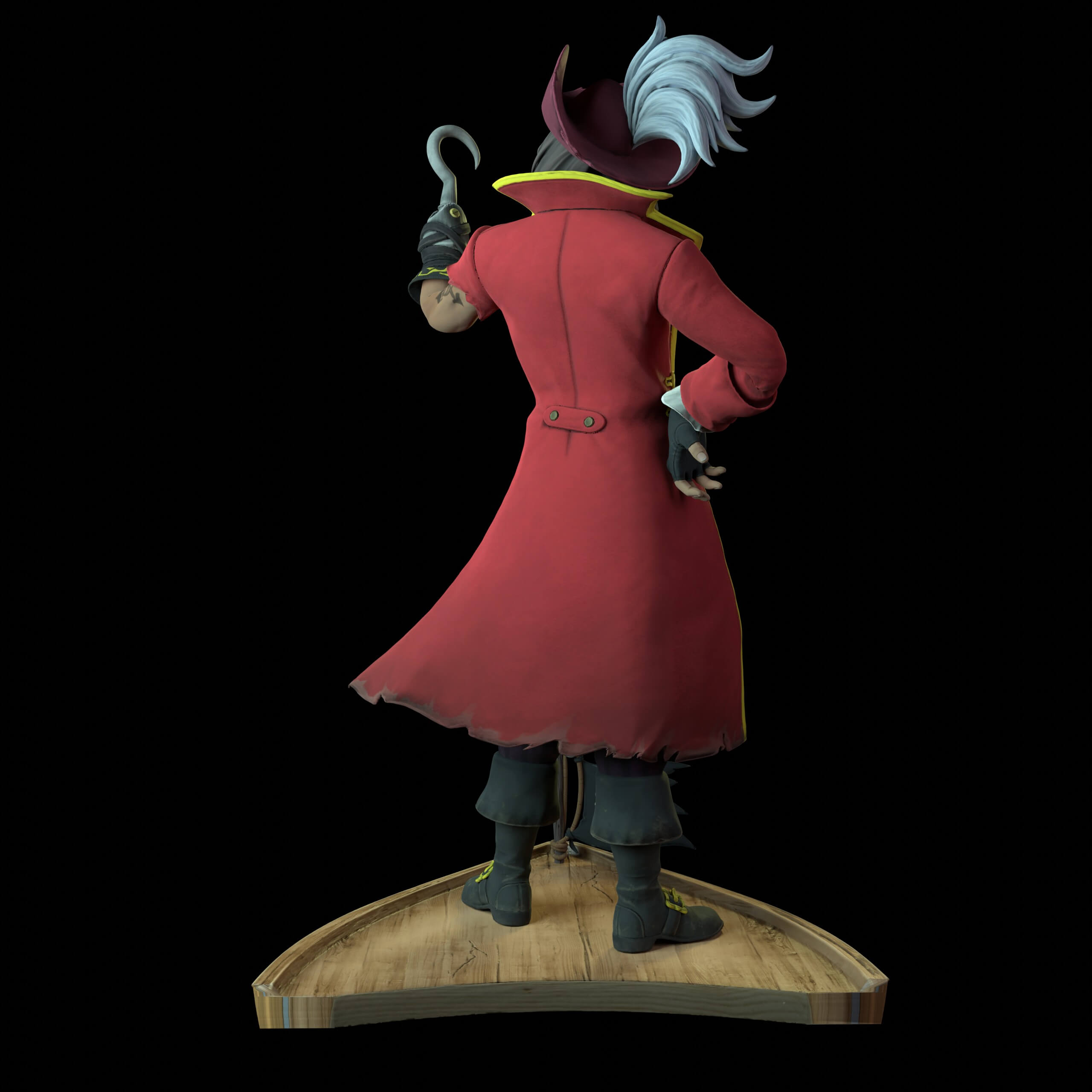 Captain Hook - 3D Model by Moogar